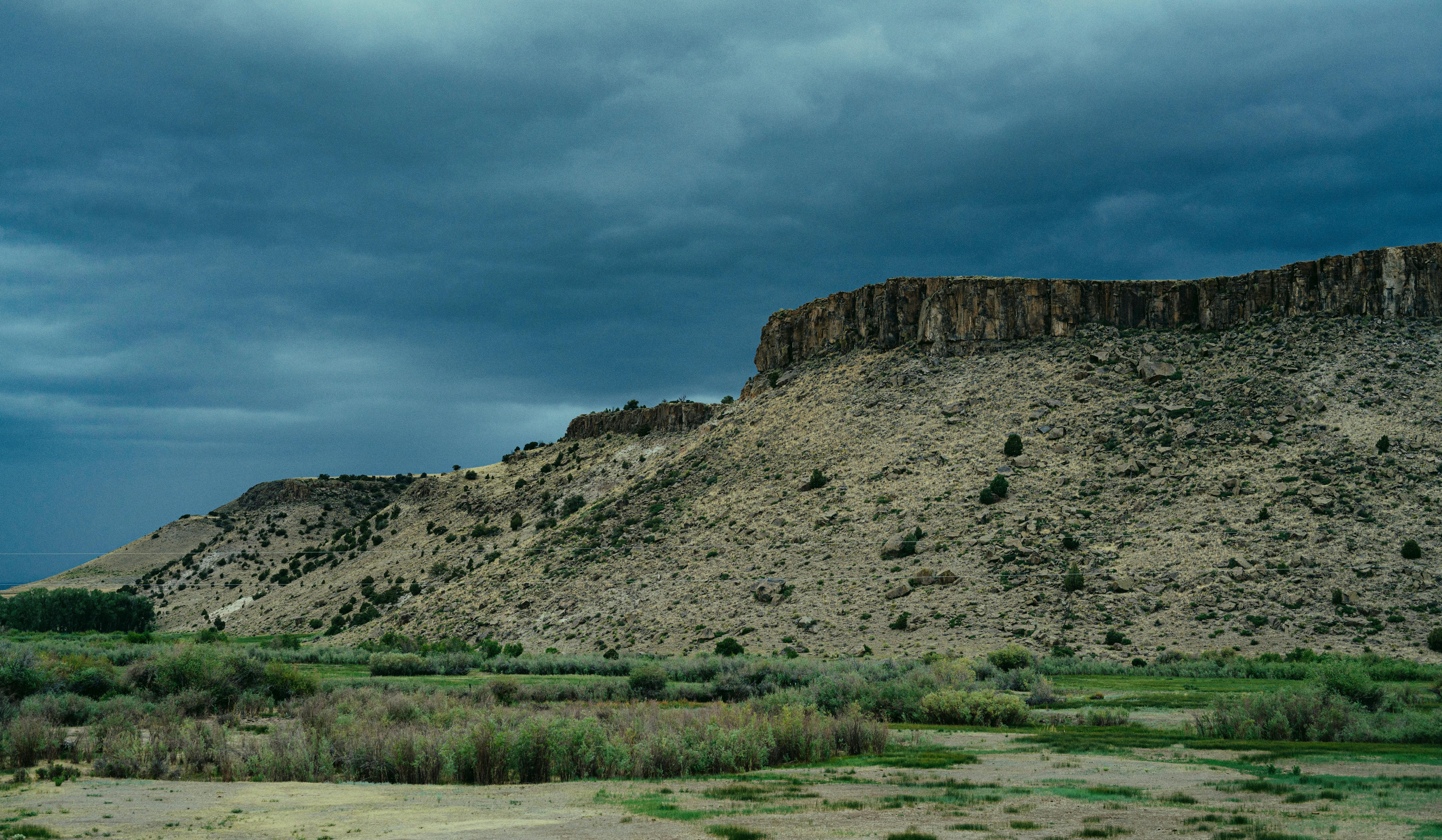 Overcast Over Desert Area · Free Stock Photo