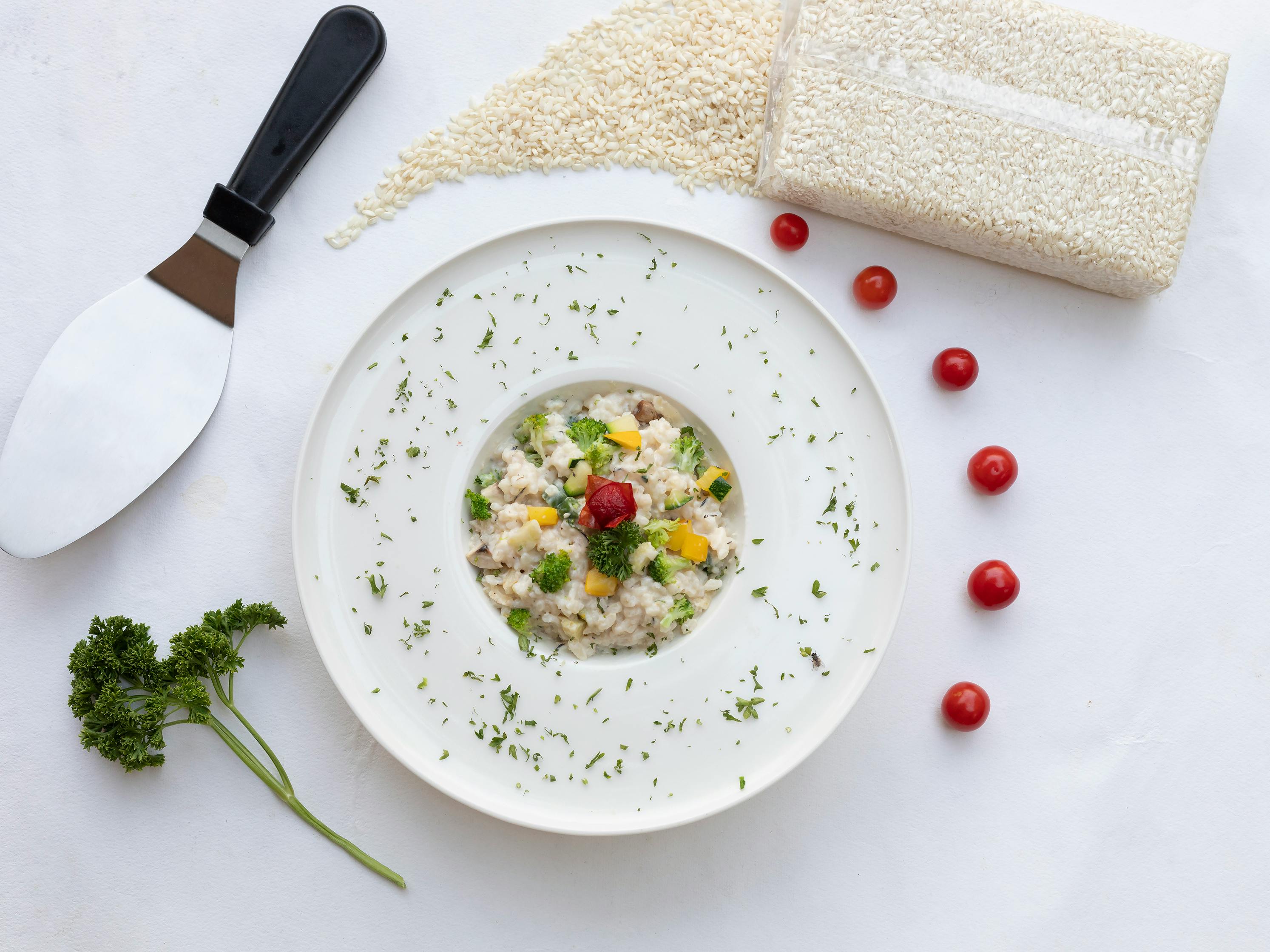 Top View of Risotto Plate · Free Stock Photo