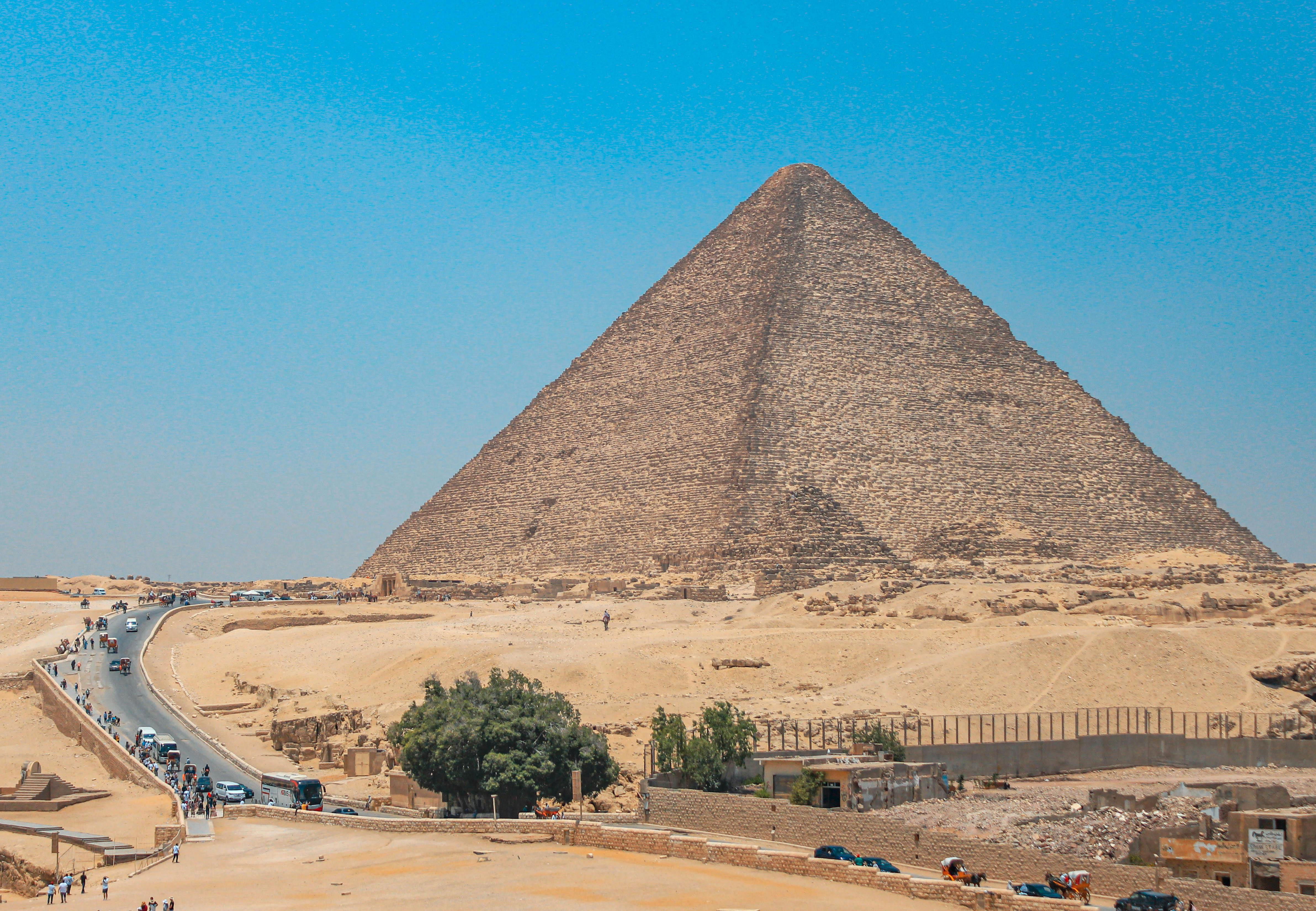 Road near Ancient Egypt Pyramid · Free Stock Photo