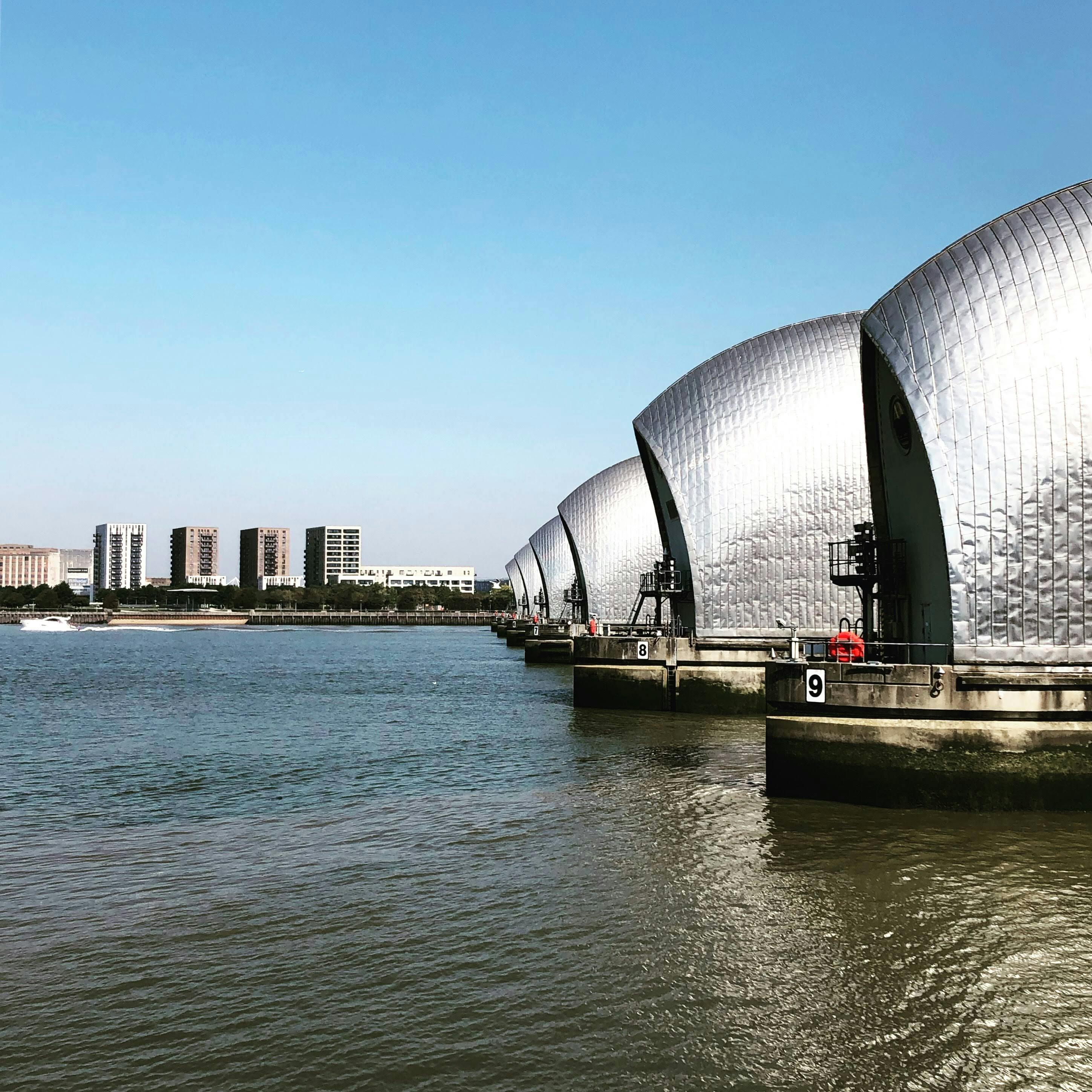 Areal Photo of City Near River · Free Stock Photo