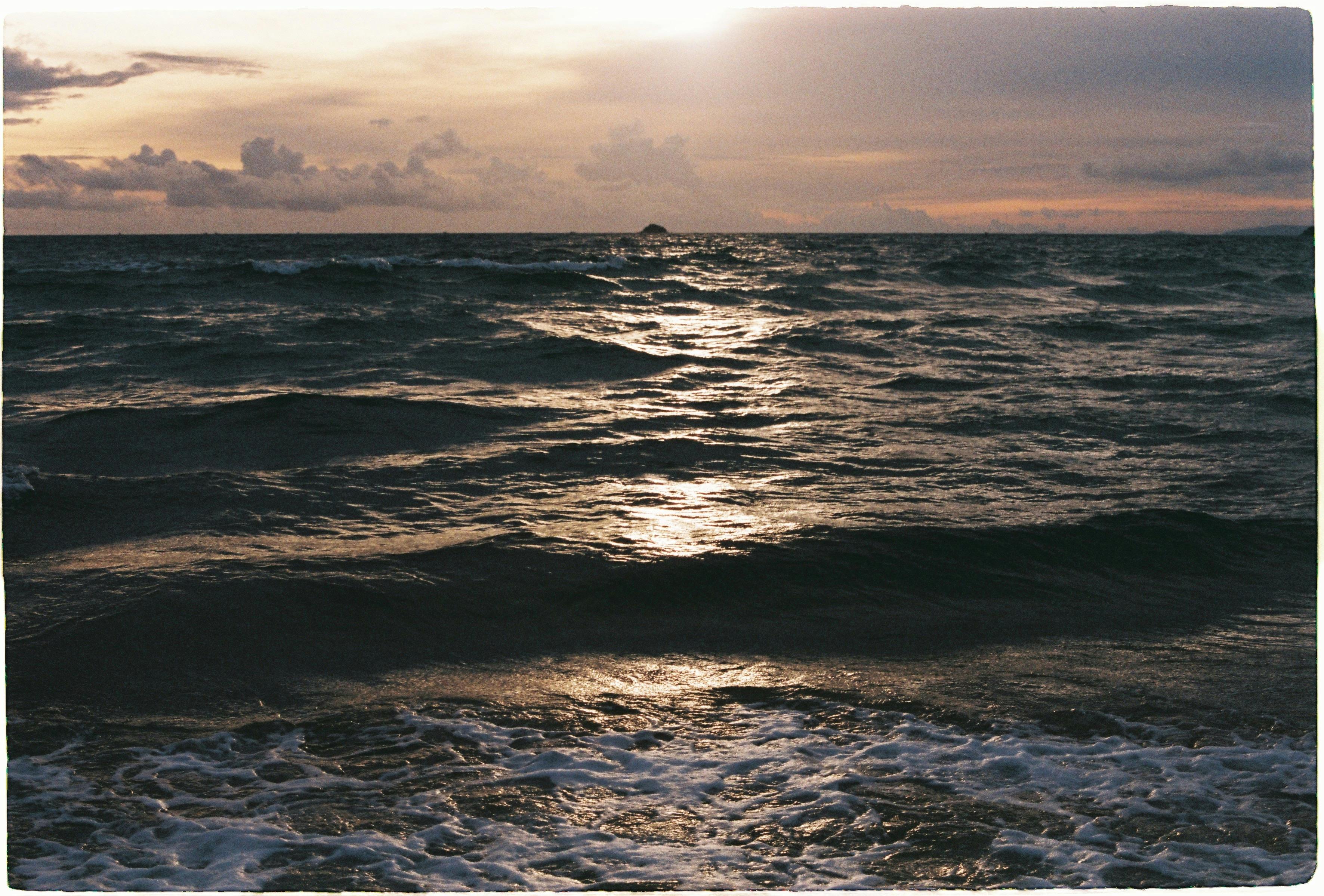 Ocean during Sunset · Free Stock Photo