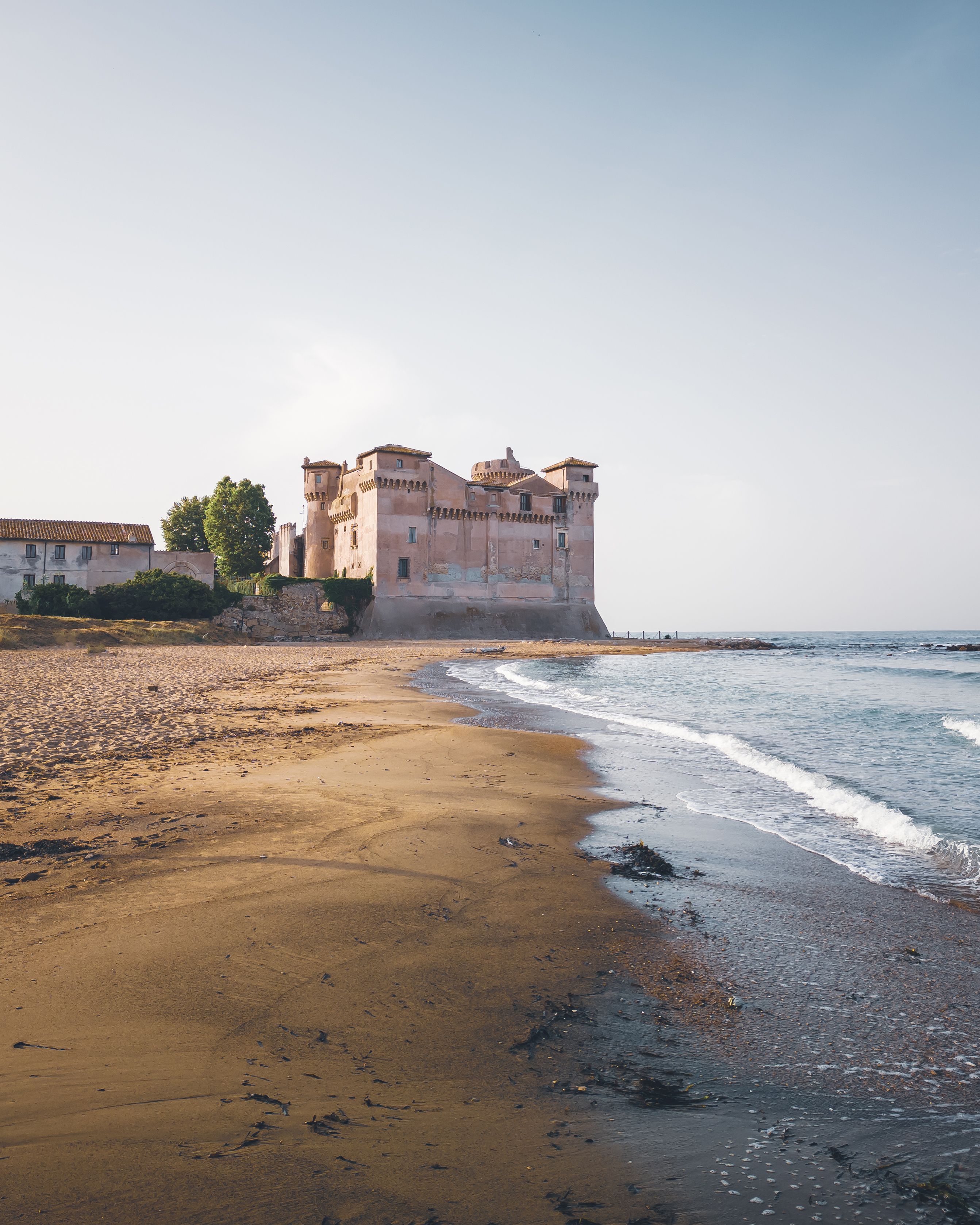 Aerial Shot of Santa Severa Castle · Free Stock Photo