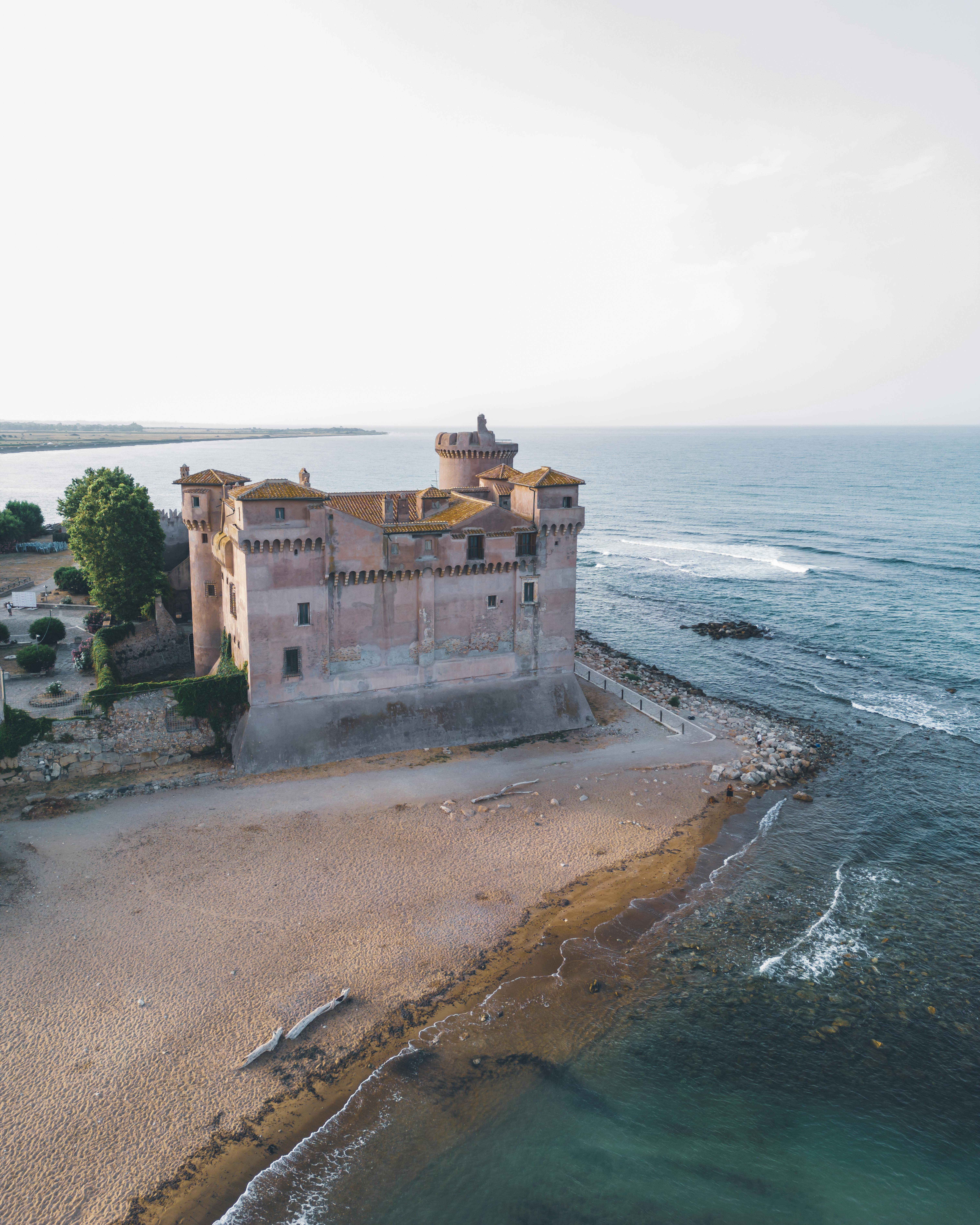 Aerial Shot of Santa Severa Castle · Free Stock Photo