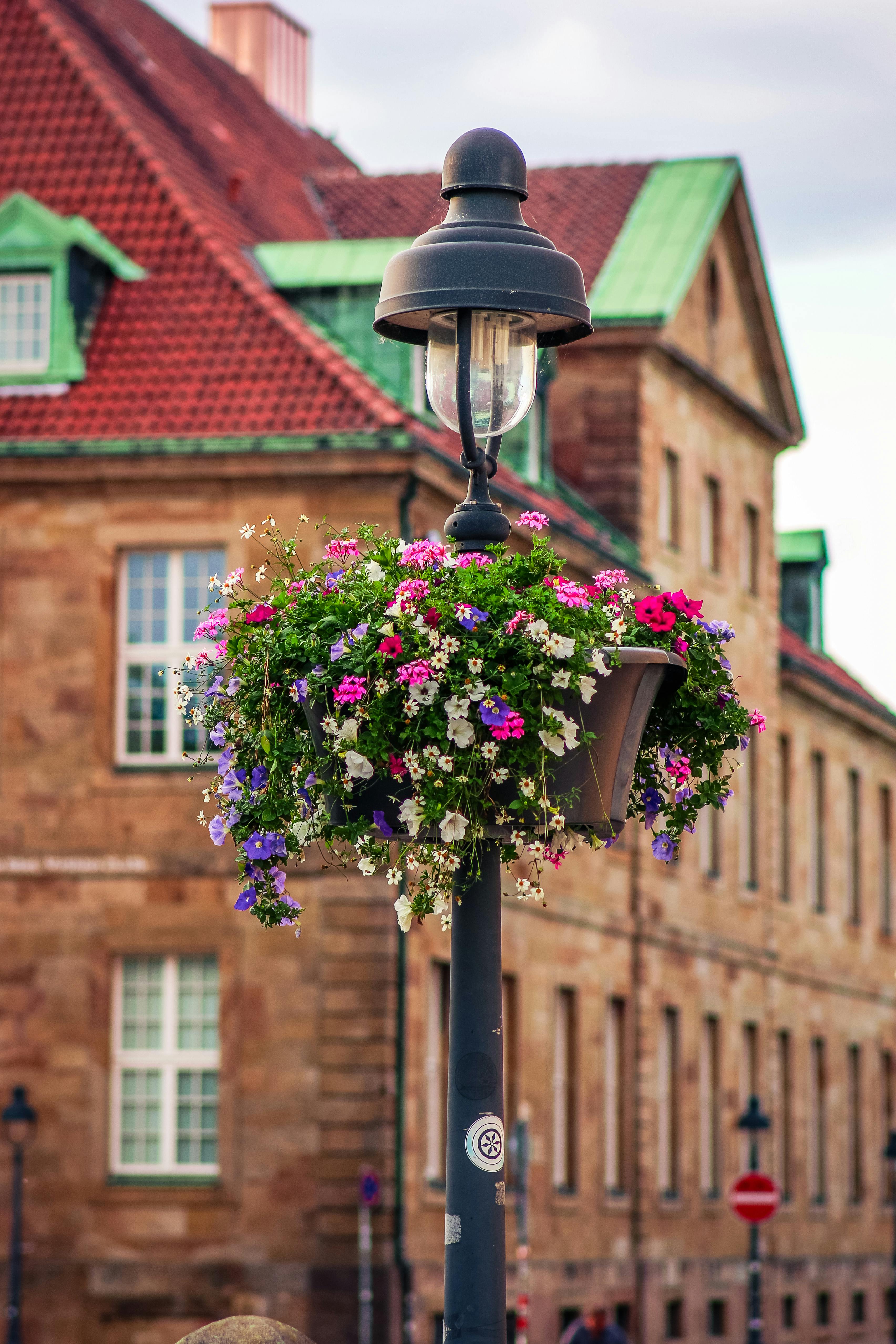 Gray Light Post · Free Stock Photo