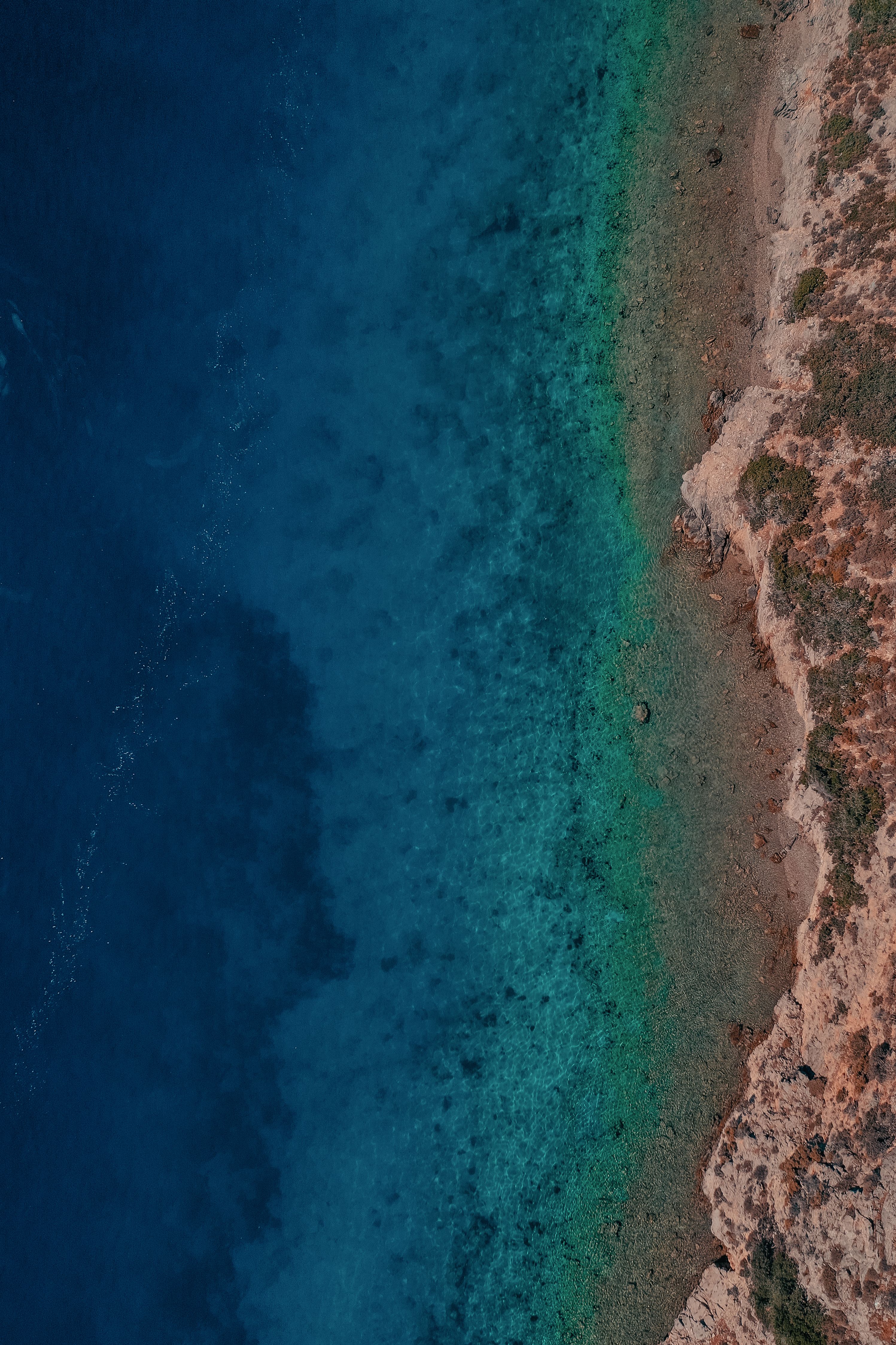 Aerial Photography of the Sea · Free Stock Photo
