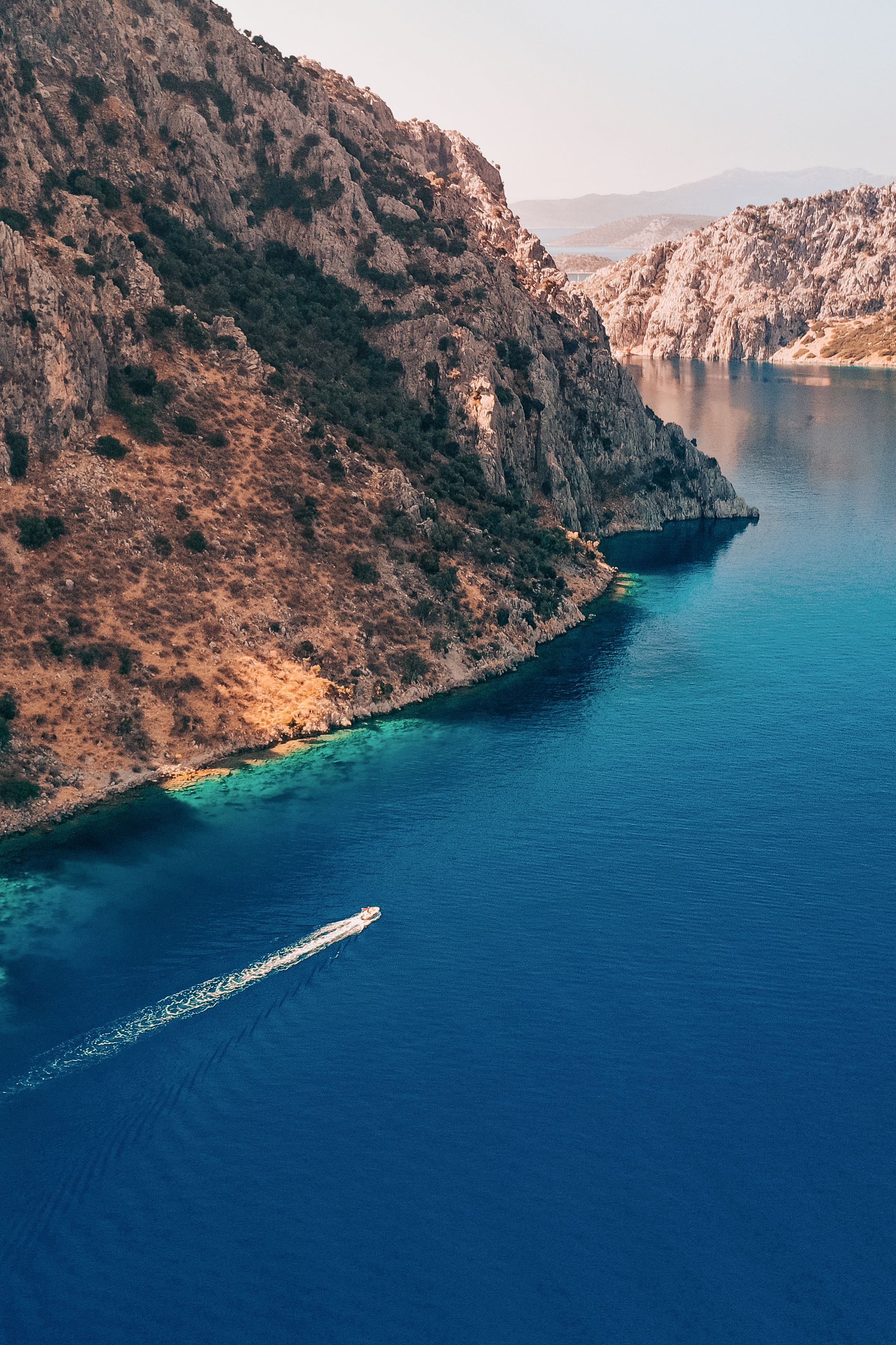 Blue Lake Between Mountains · Free Stock Photo