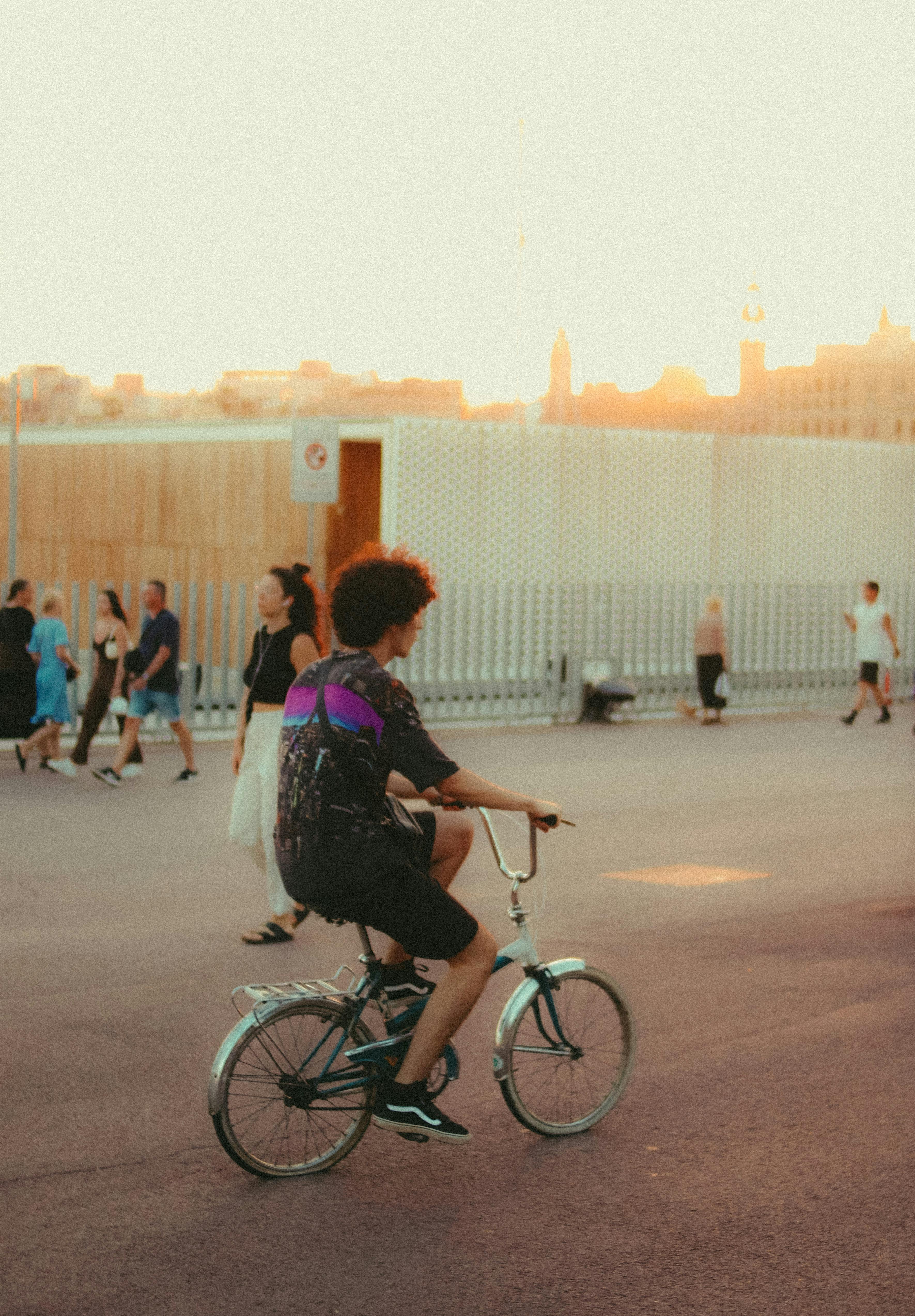Man Riding a Bicycle · Free Stock Photo