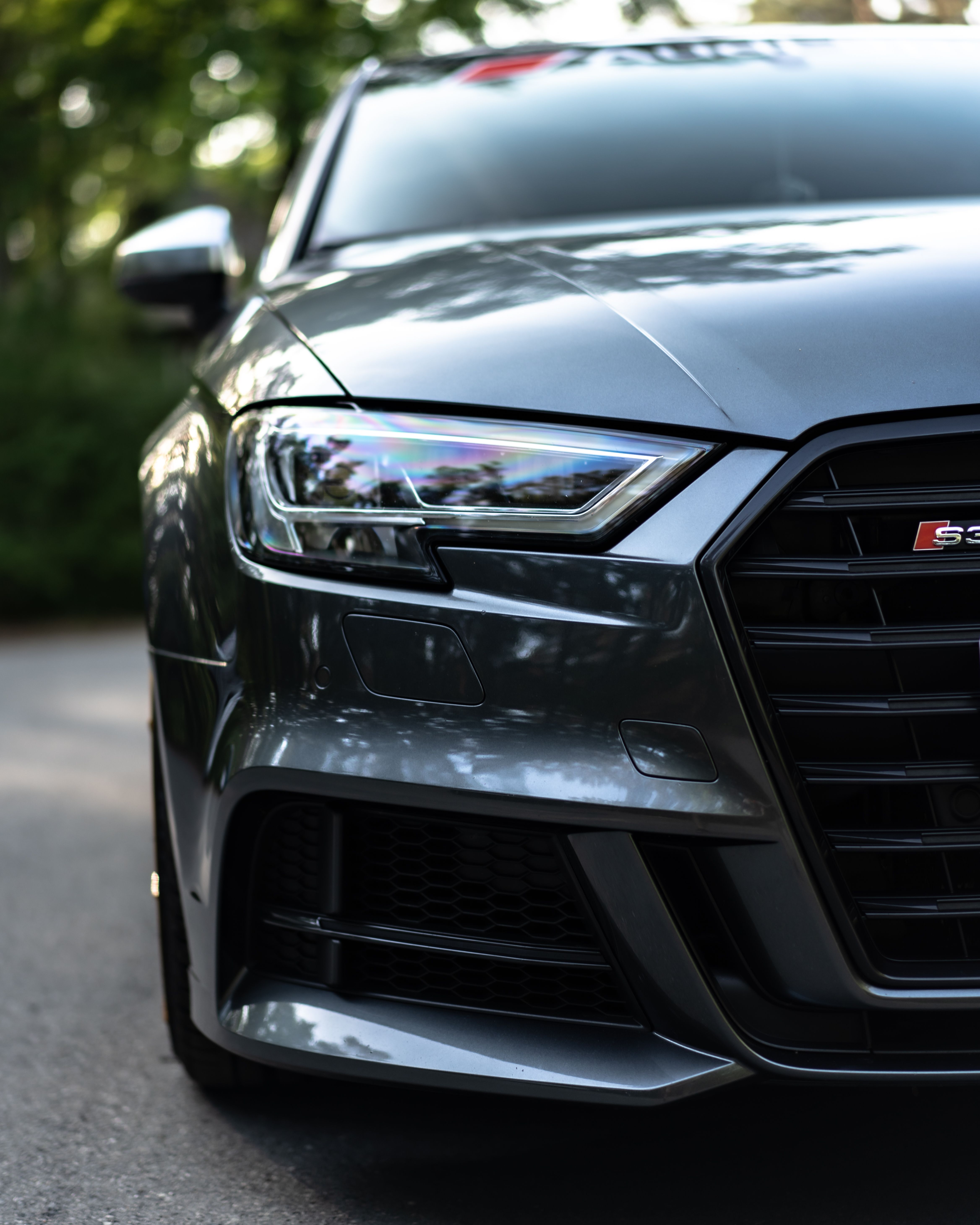 Close-Up Shot of a Red Luxury Car · Free Stock Photo