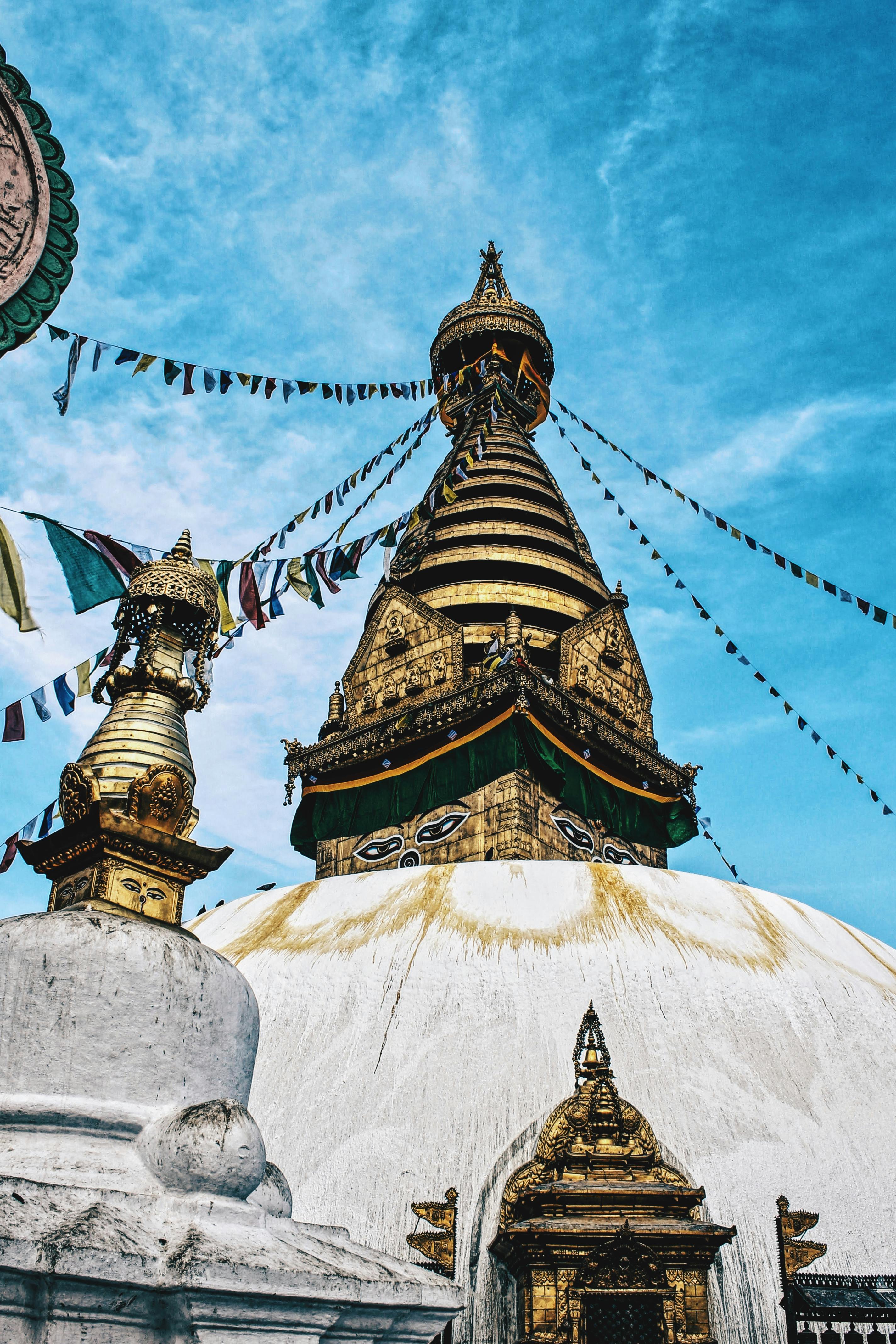 Low-angle Photo of Temple · Free Stock Photo