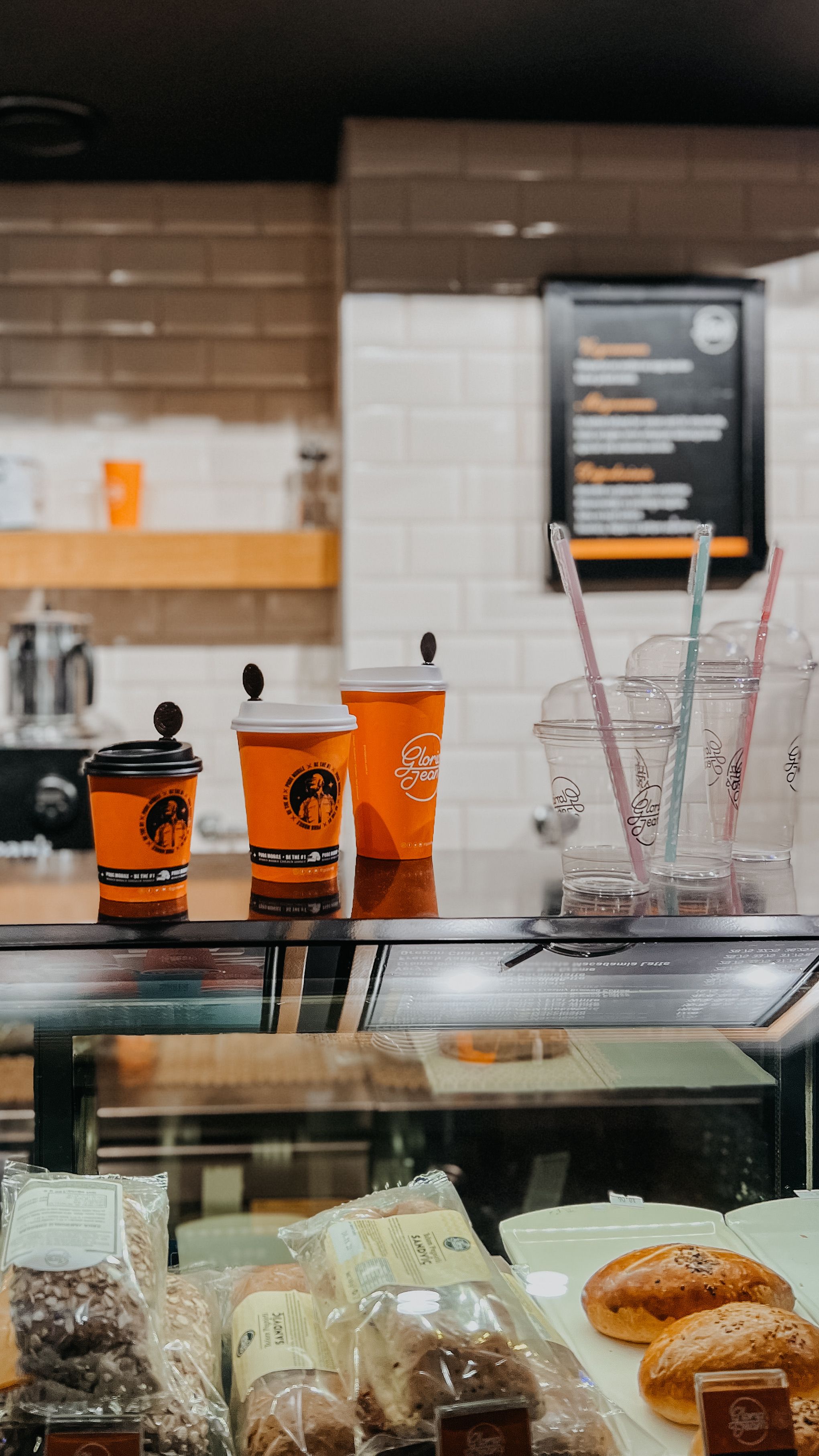 Fast Food Counter With Pick Up Sign · Free Stock Photo