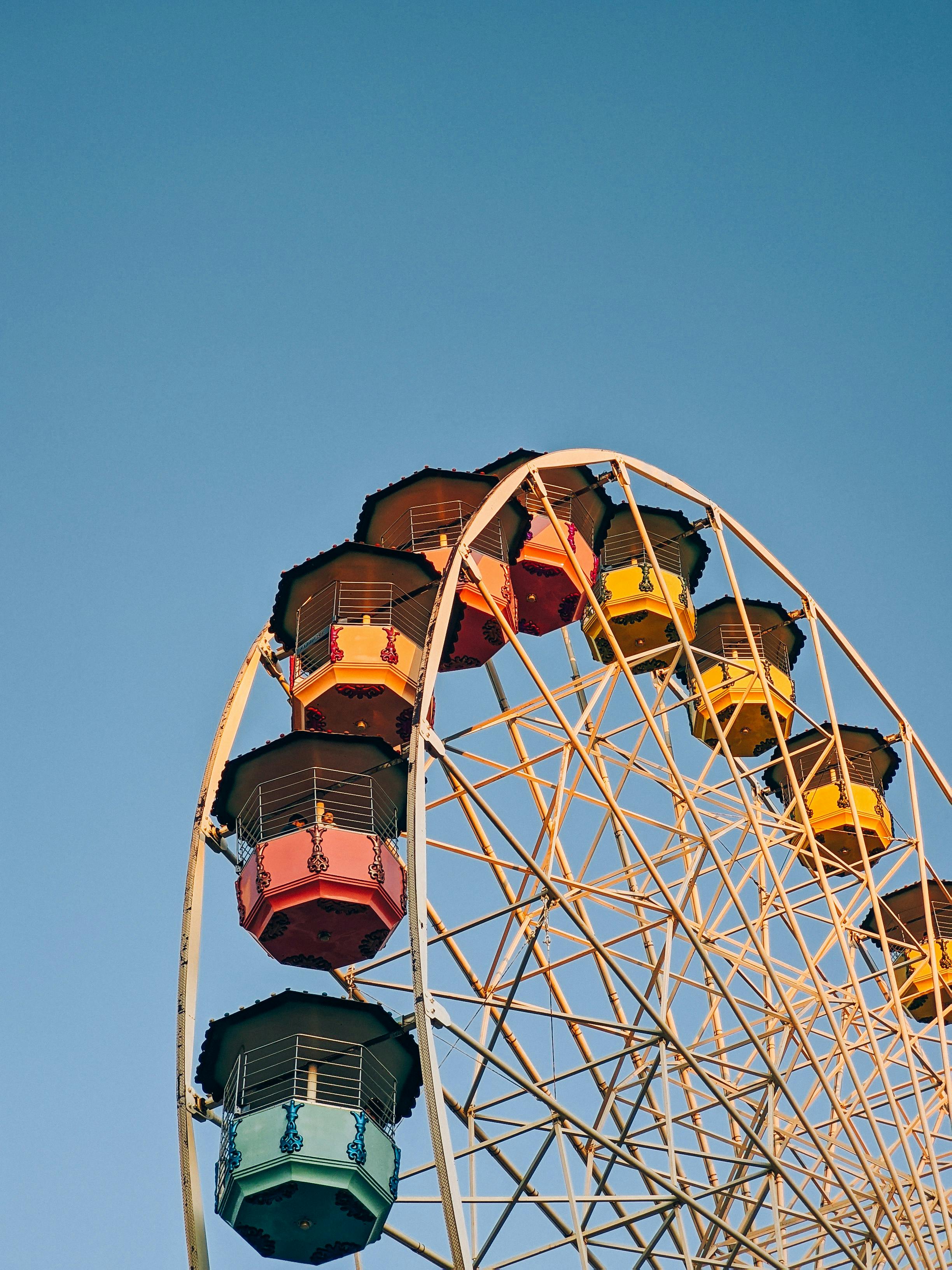 Low Angle Shot of Ferris Wheel · Free Stock Photo