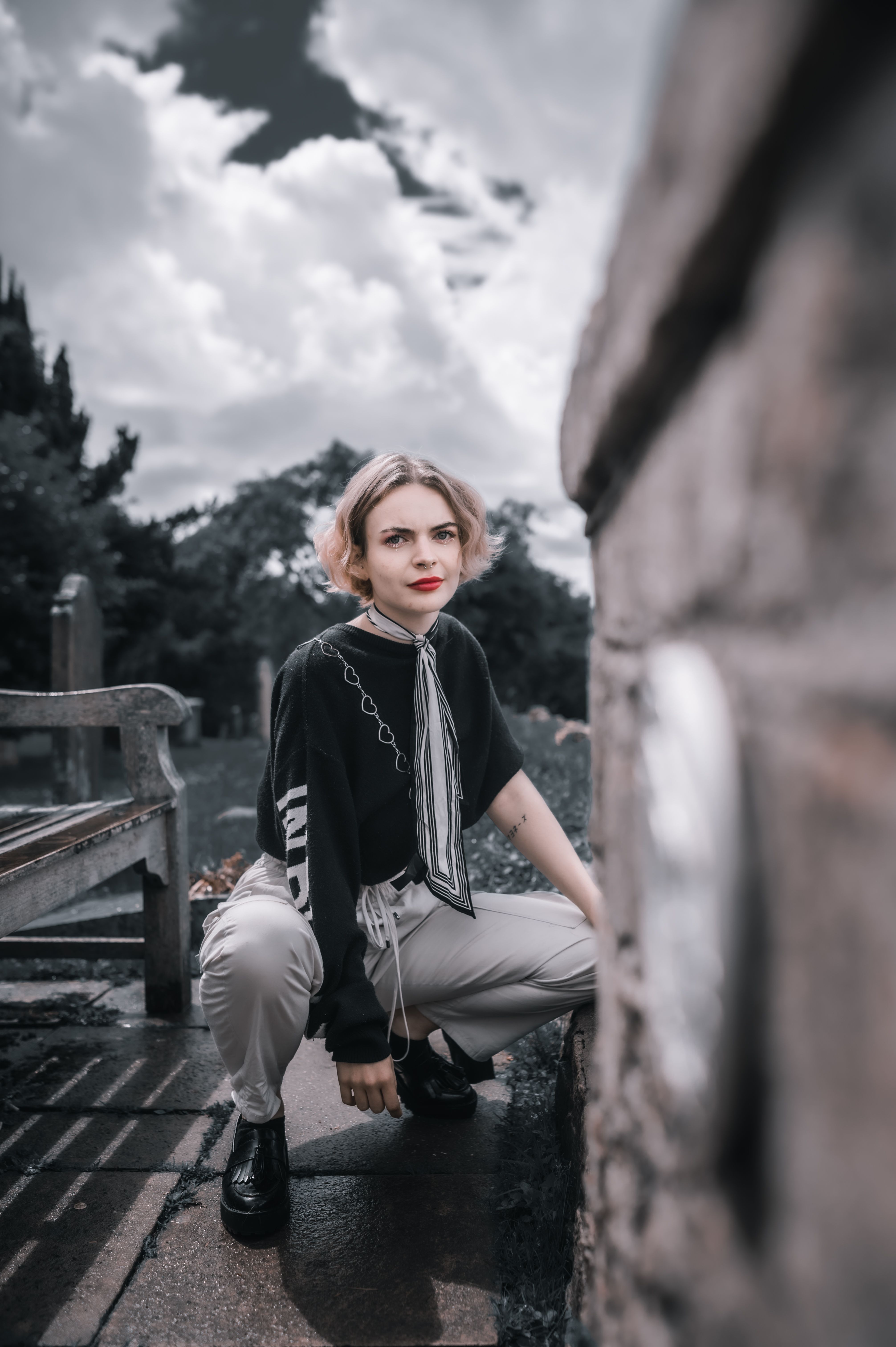 Woman Standing on One Foot · Free Stock Photo