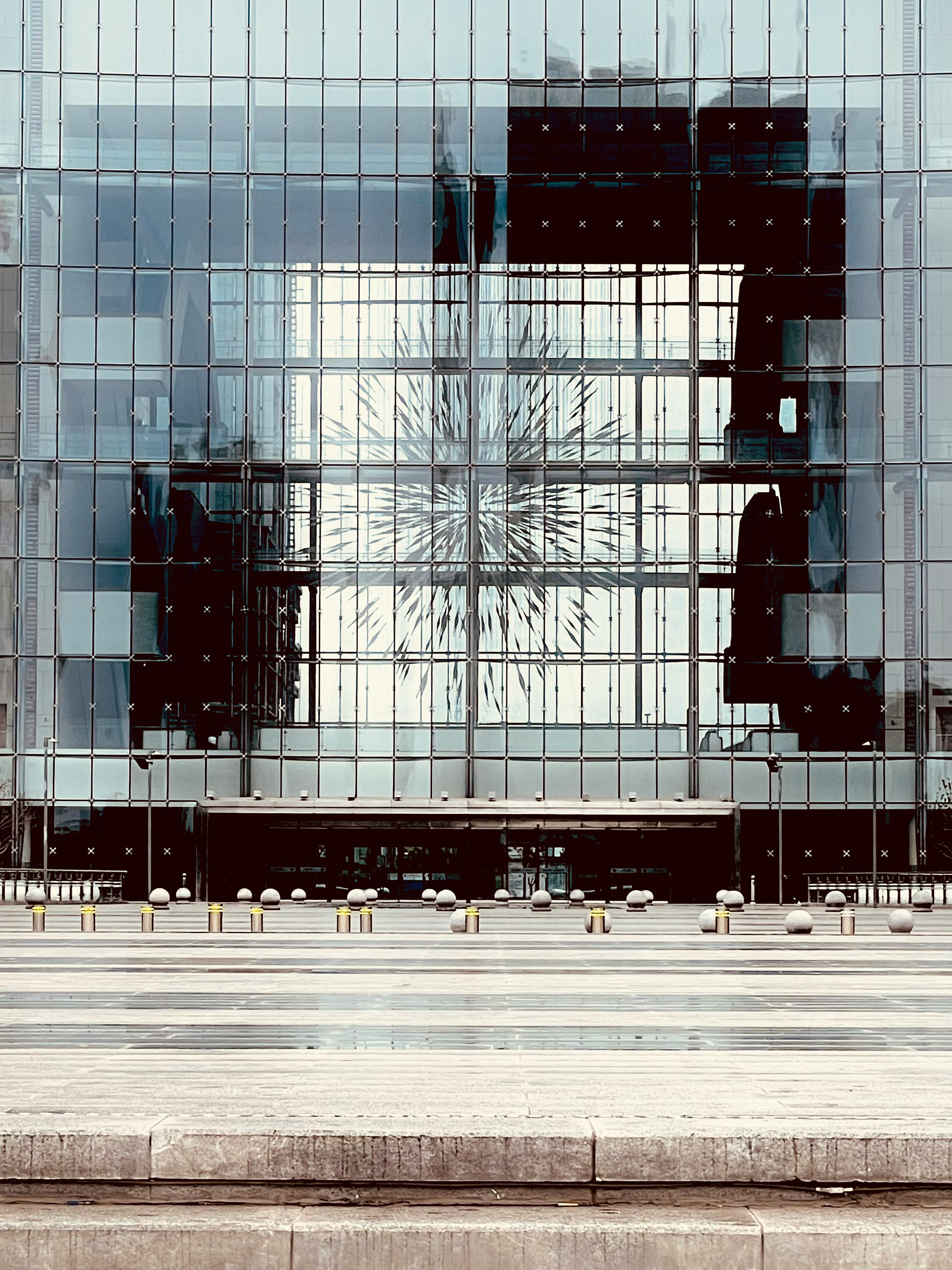 A Building with Glass Pannel Wall · Free Stock Photo