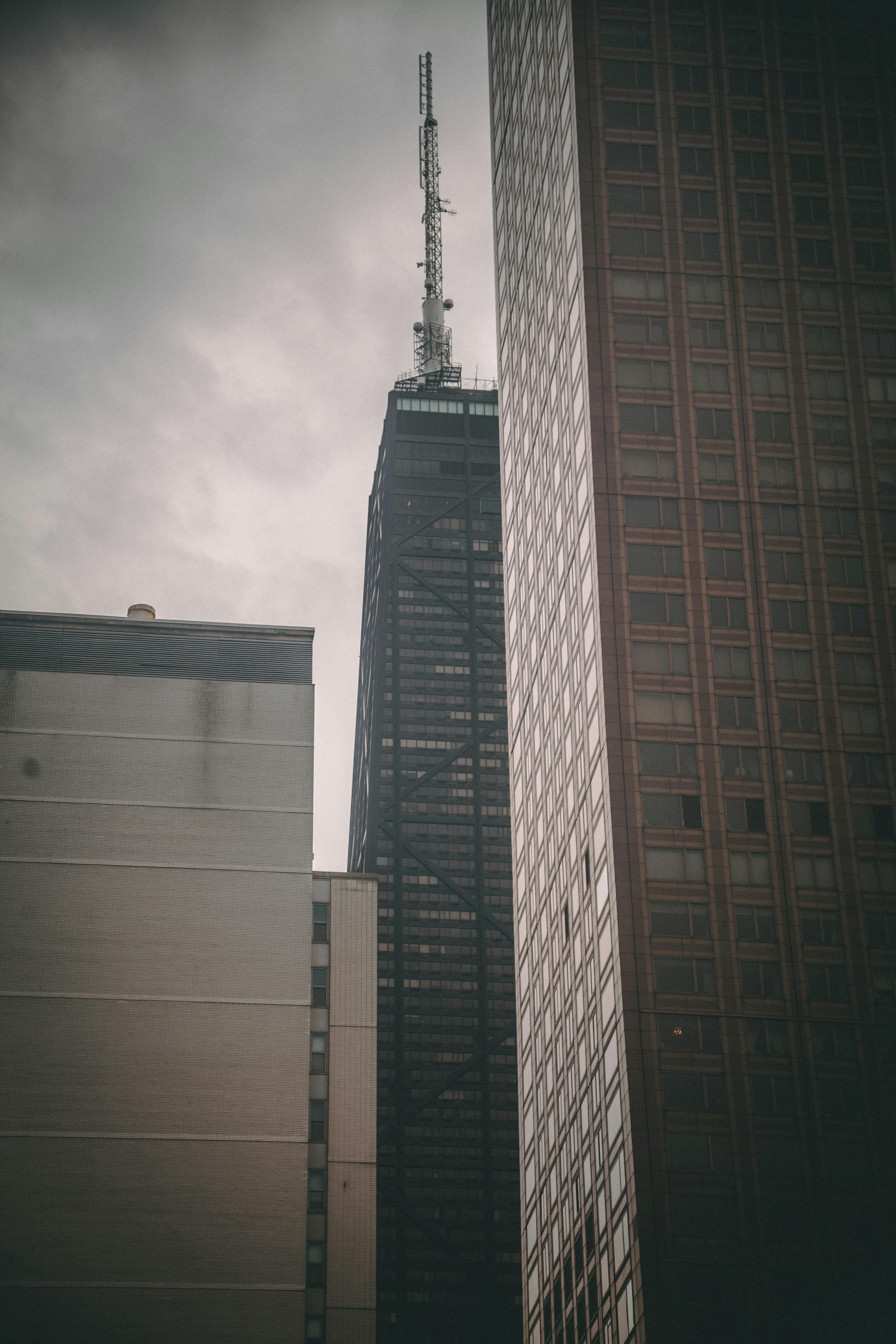 Low-Angle Shot of High Rise Buildings in the City · Free Stock Photo