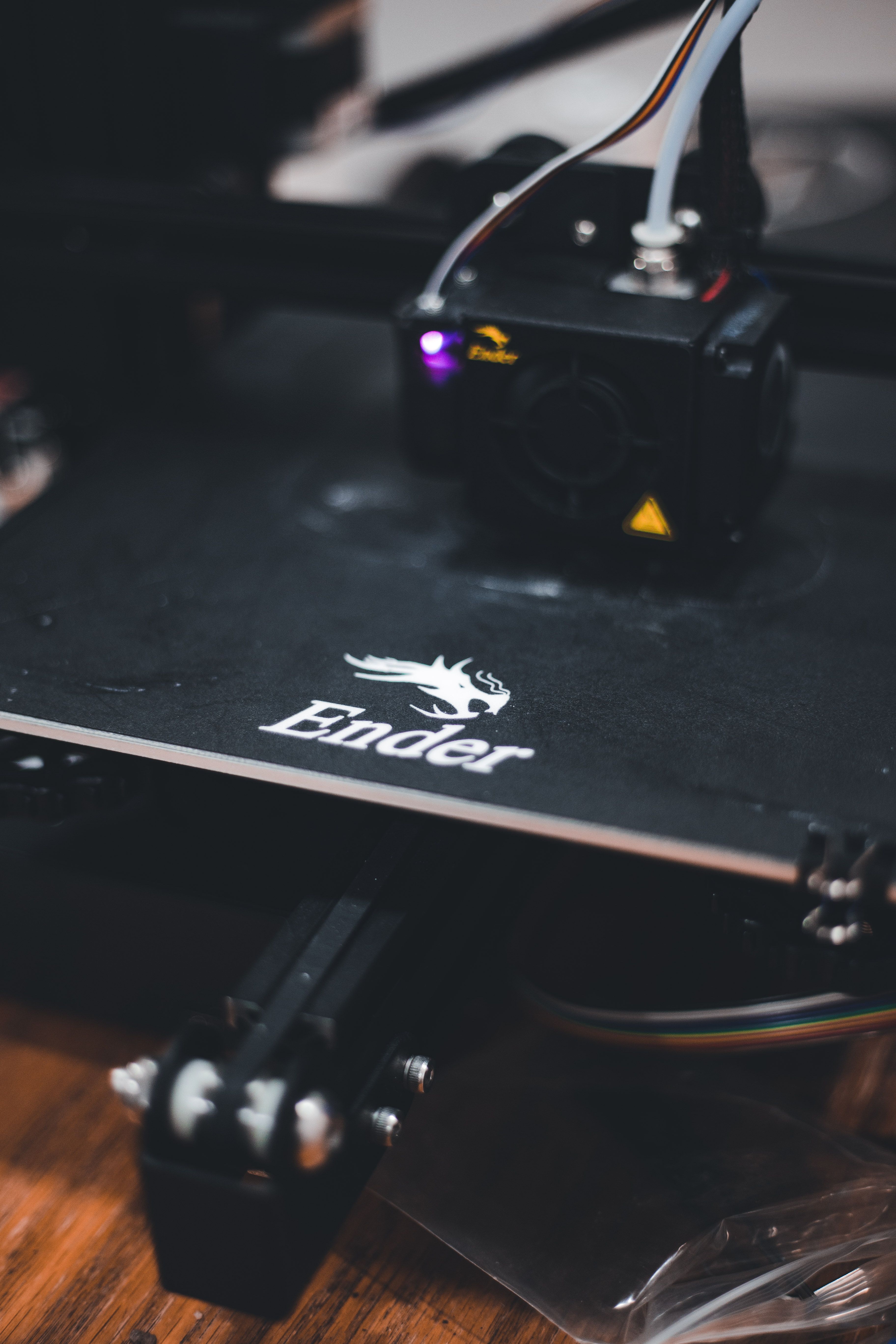 3d Printer In Close Up Free Stock Photo