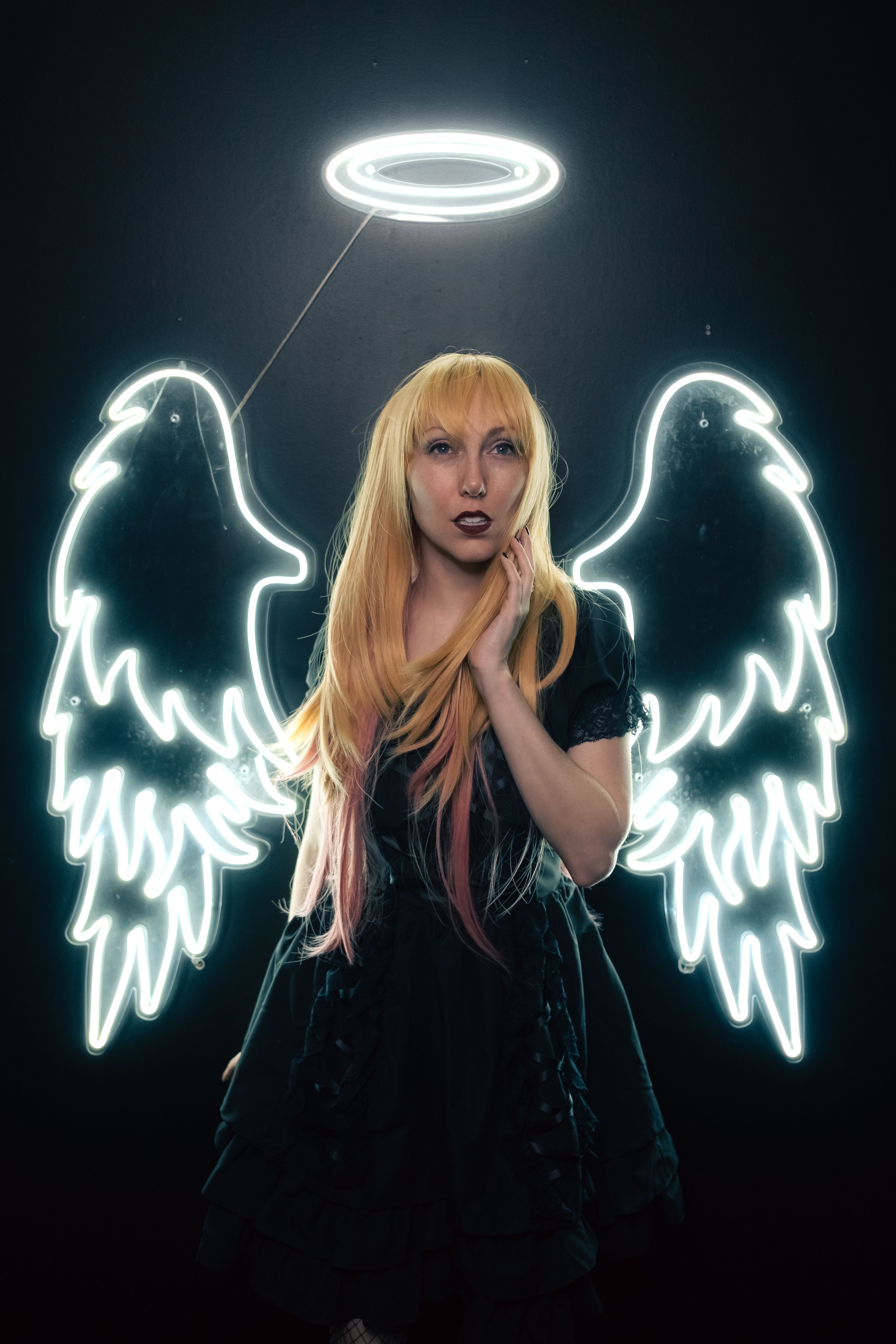Angel With Halo Photos, Download The BEST Free Angel With Halo Stock ...