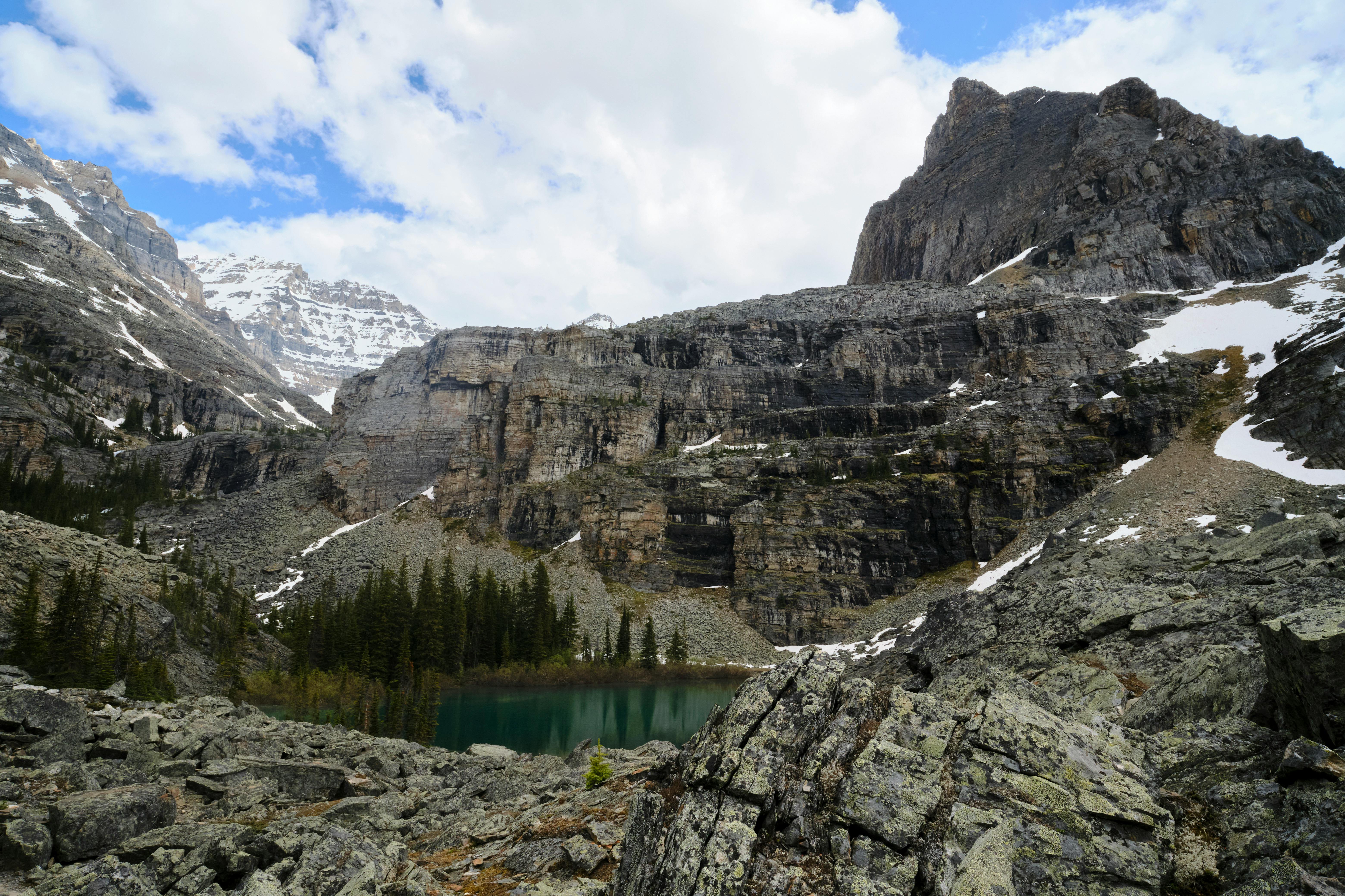 Lake surrounded by Rock Formations · Free Stock Photo