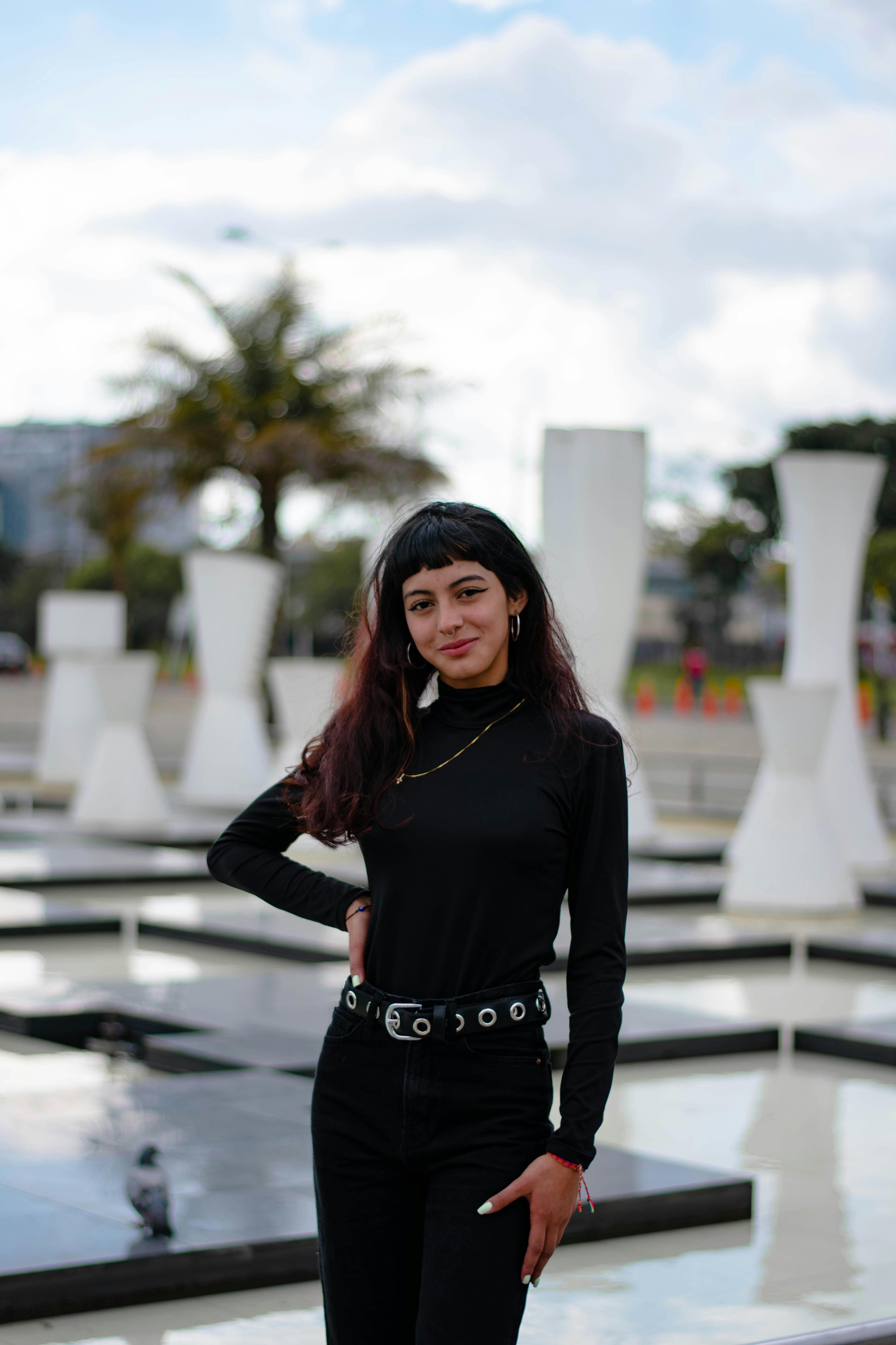 Woman Wearing Black Sweater · Free Stock Photo