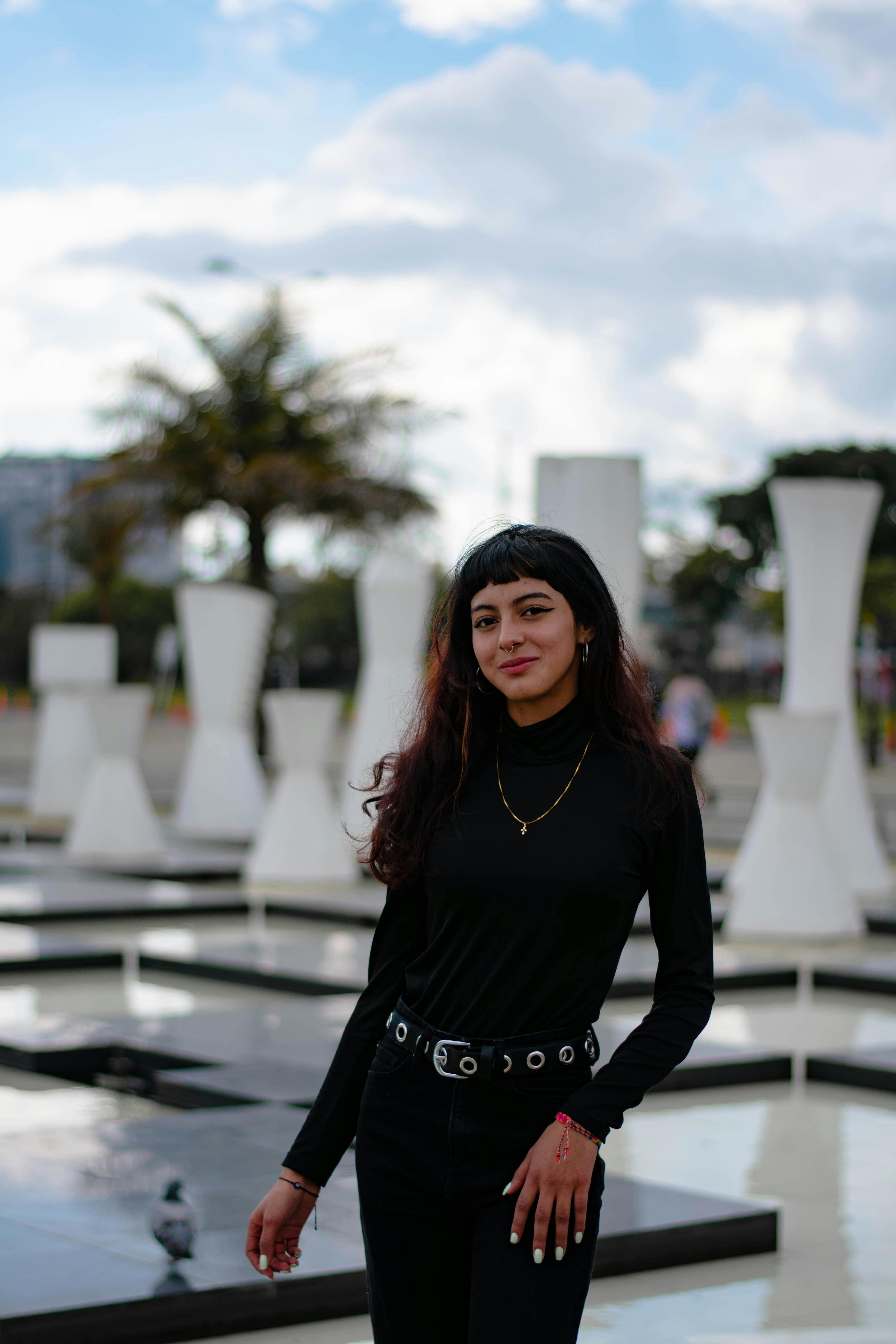 Woman Wearing Black Sweater · Free Stock Photo