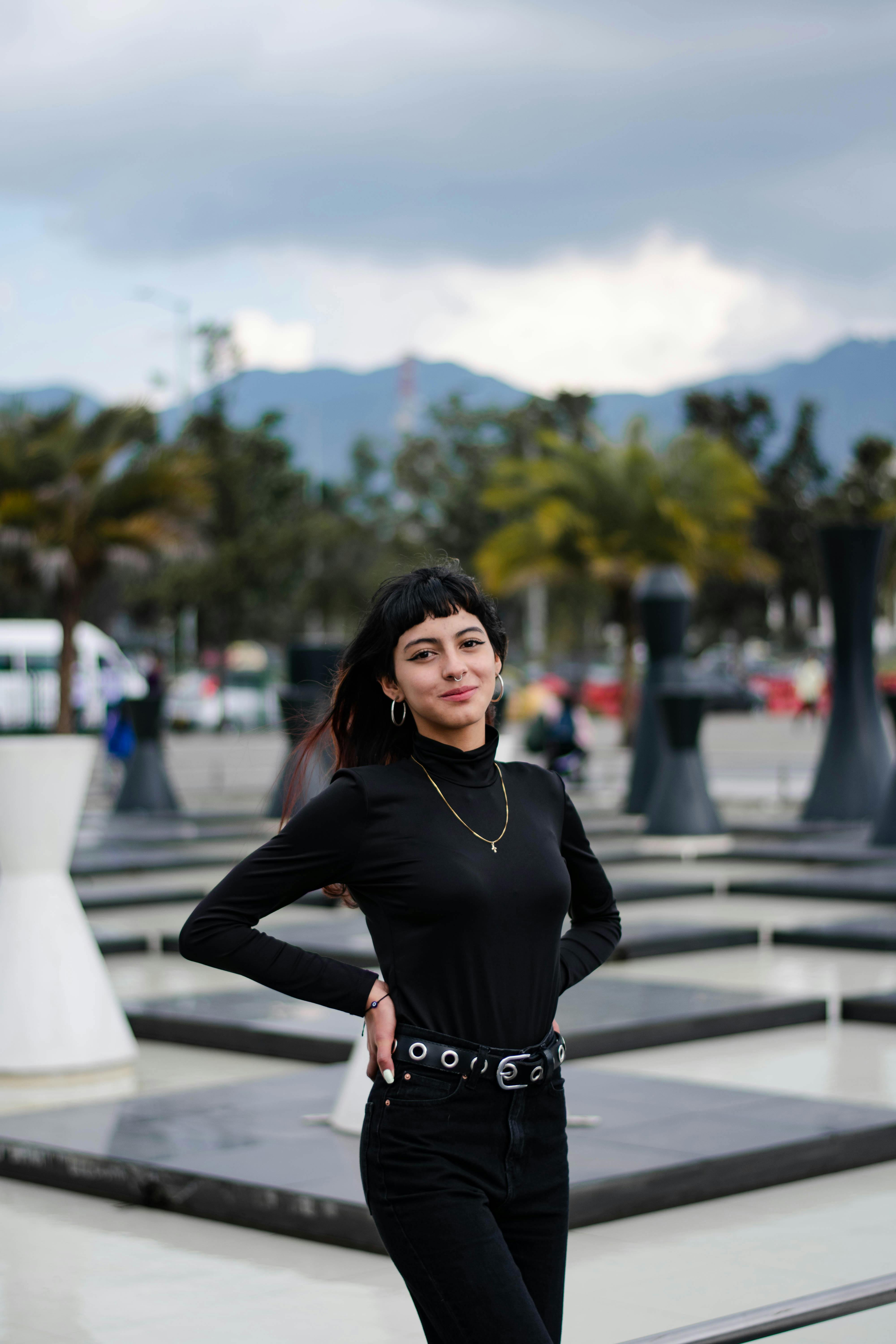 Woman Wearing Black Sweater · Free Stock Photo