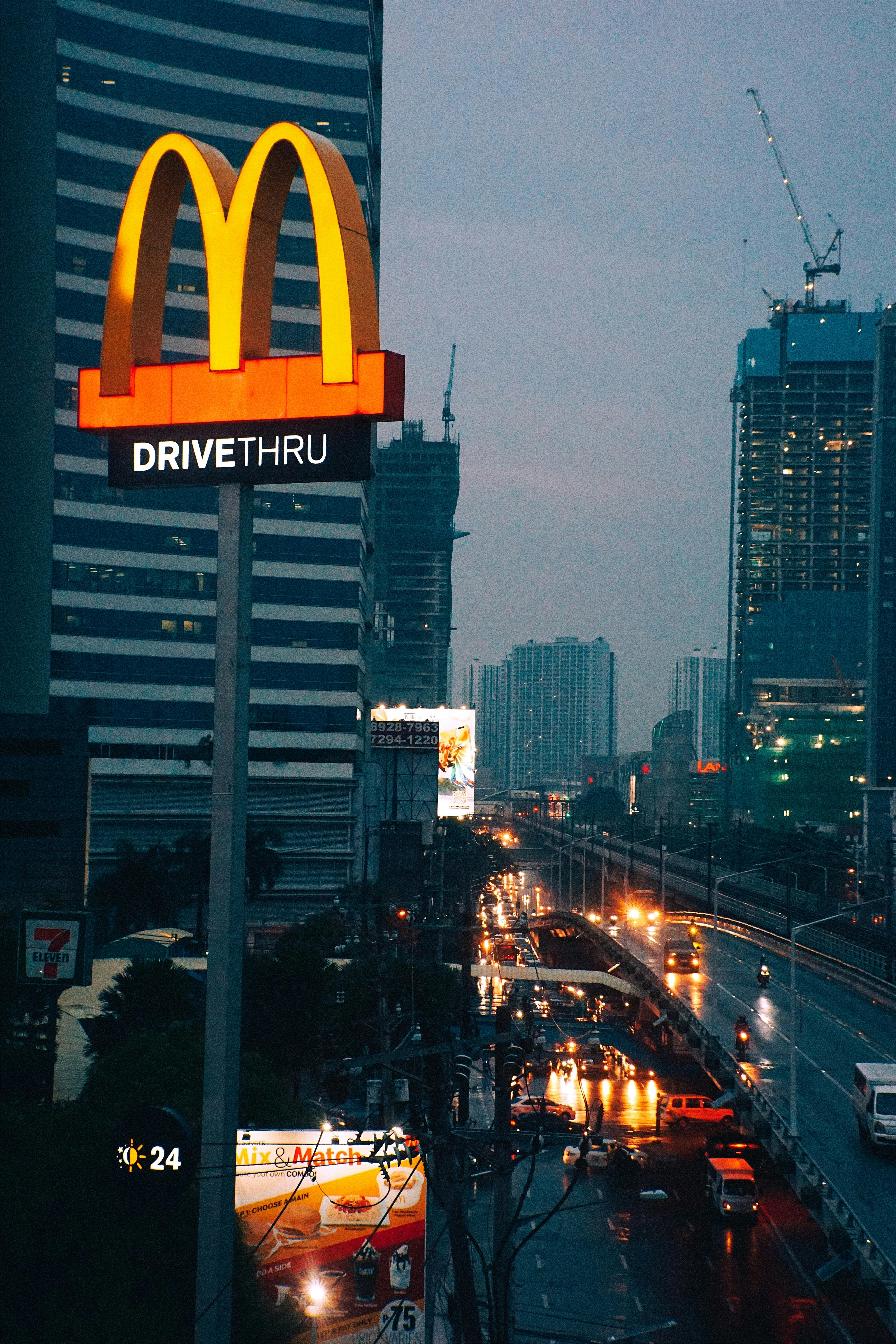 High Rise Buildings during Night Time · Free Stock Photo