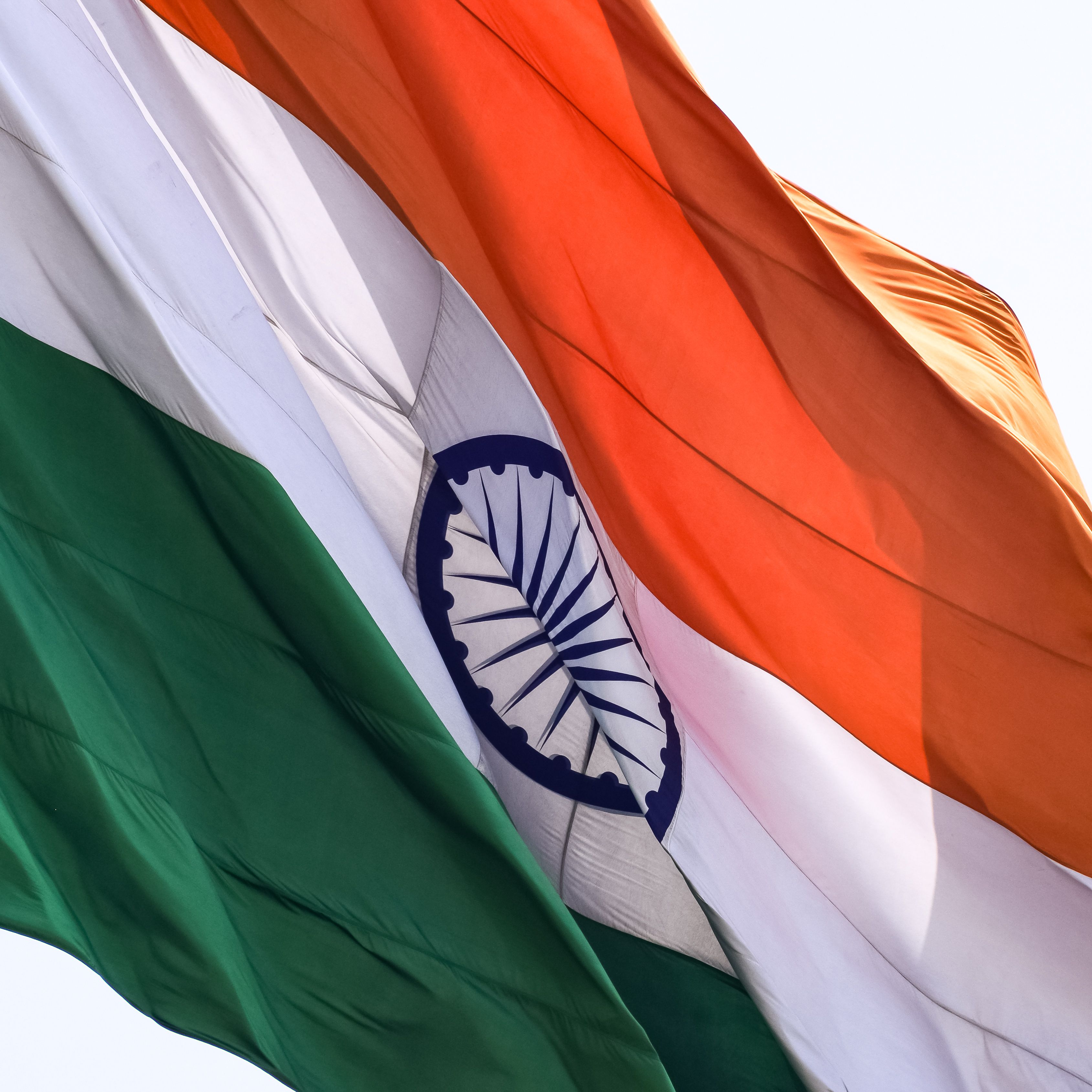 Indian Flag on a Pole · Free Stock Photo