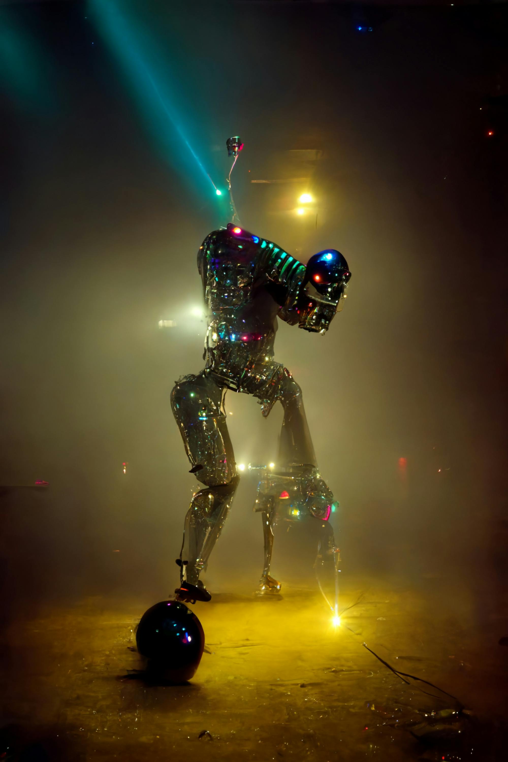 A Robot on a Stage · Free Stock Photo