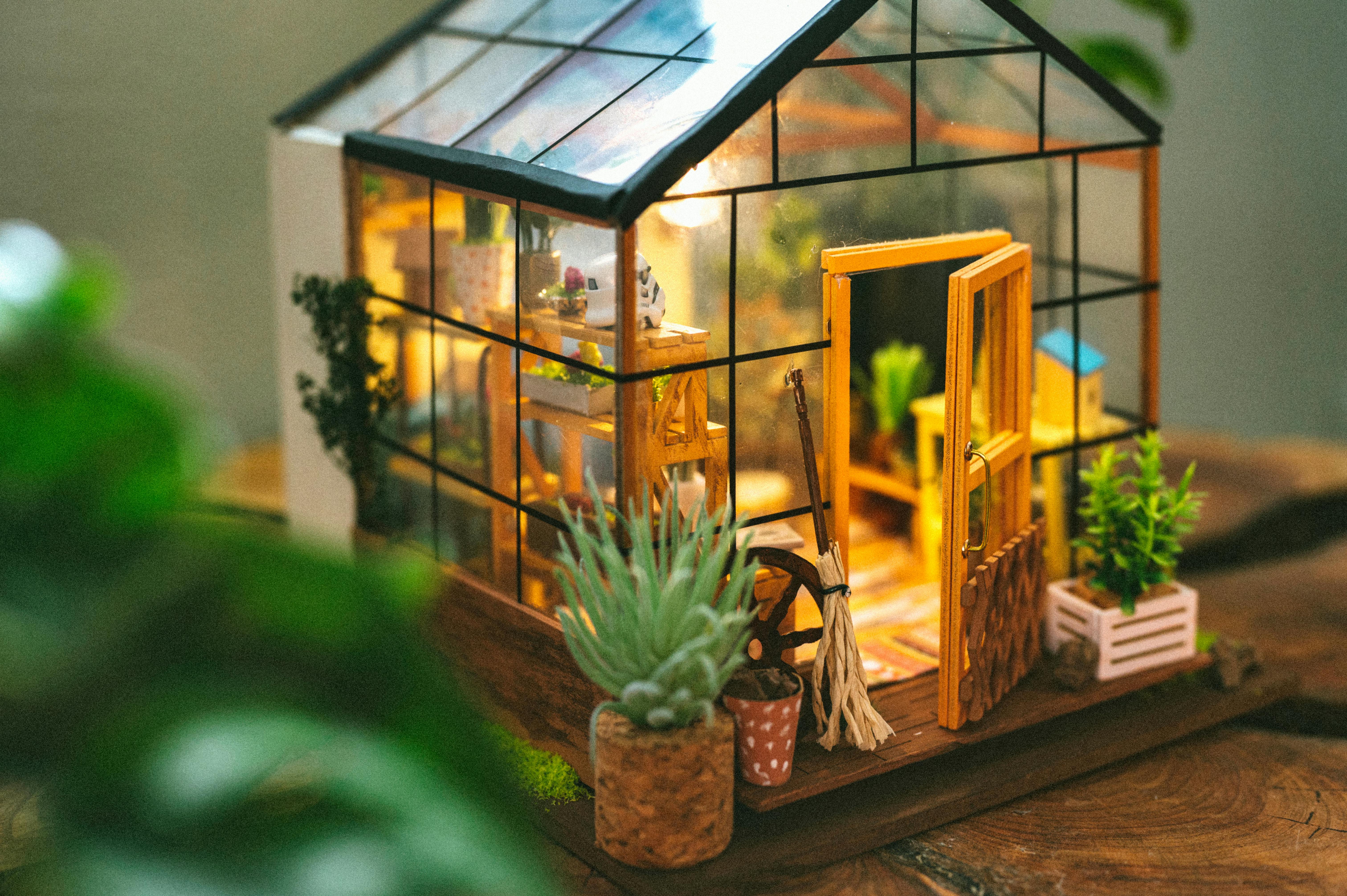 Close-Up Photo of a Wooden House Miniature · Free Stock Photo