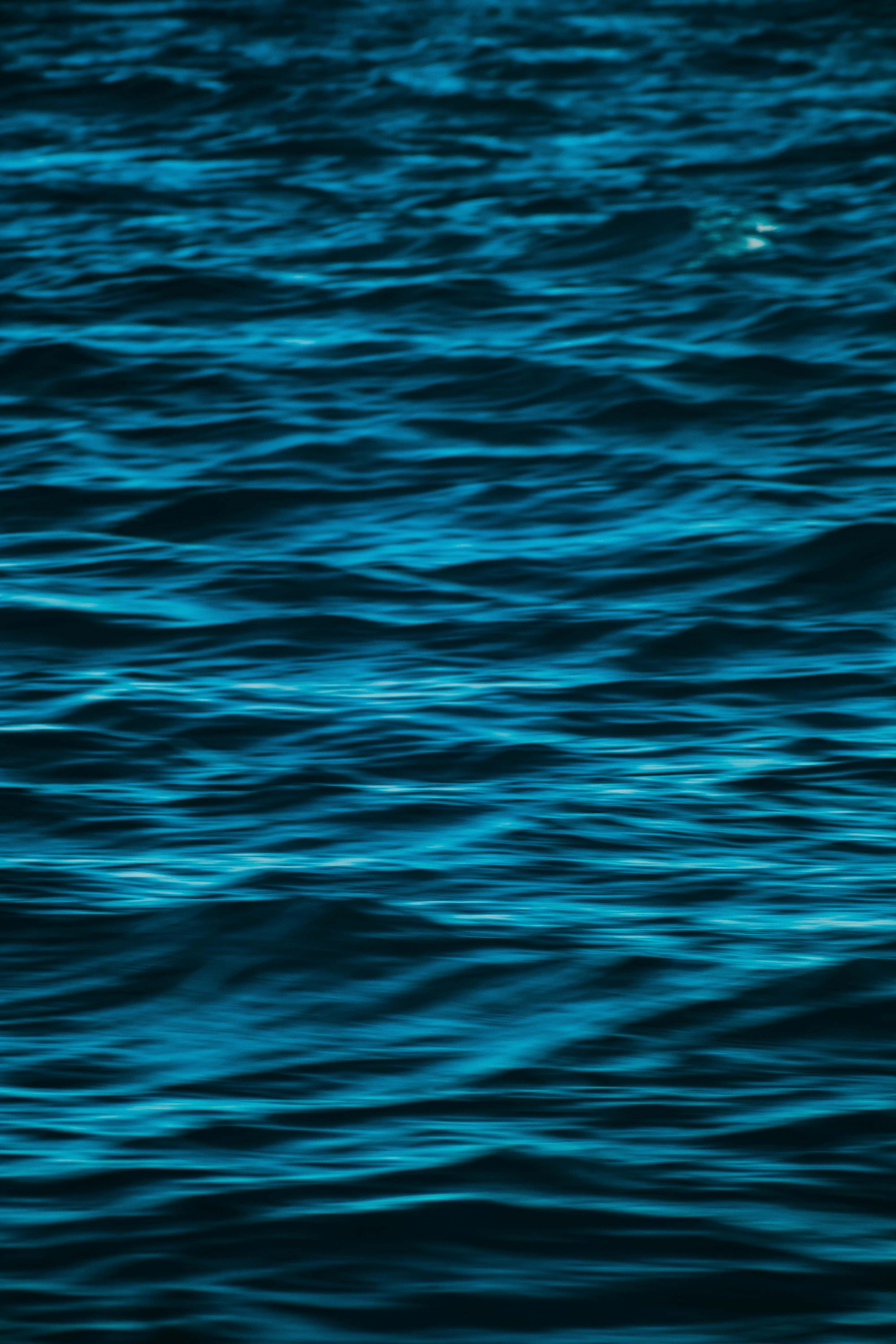 Dark Blue Sea Waves