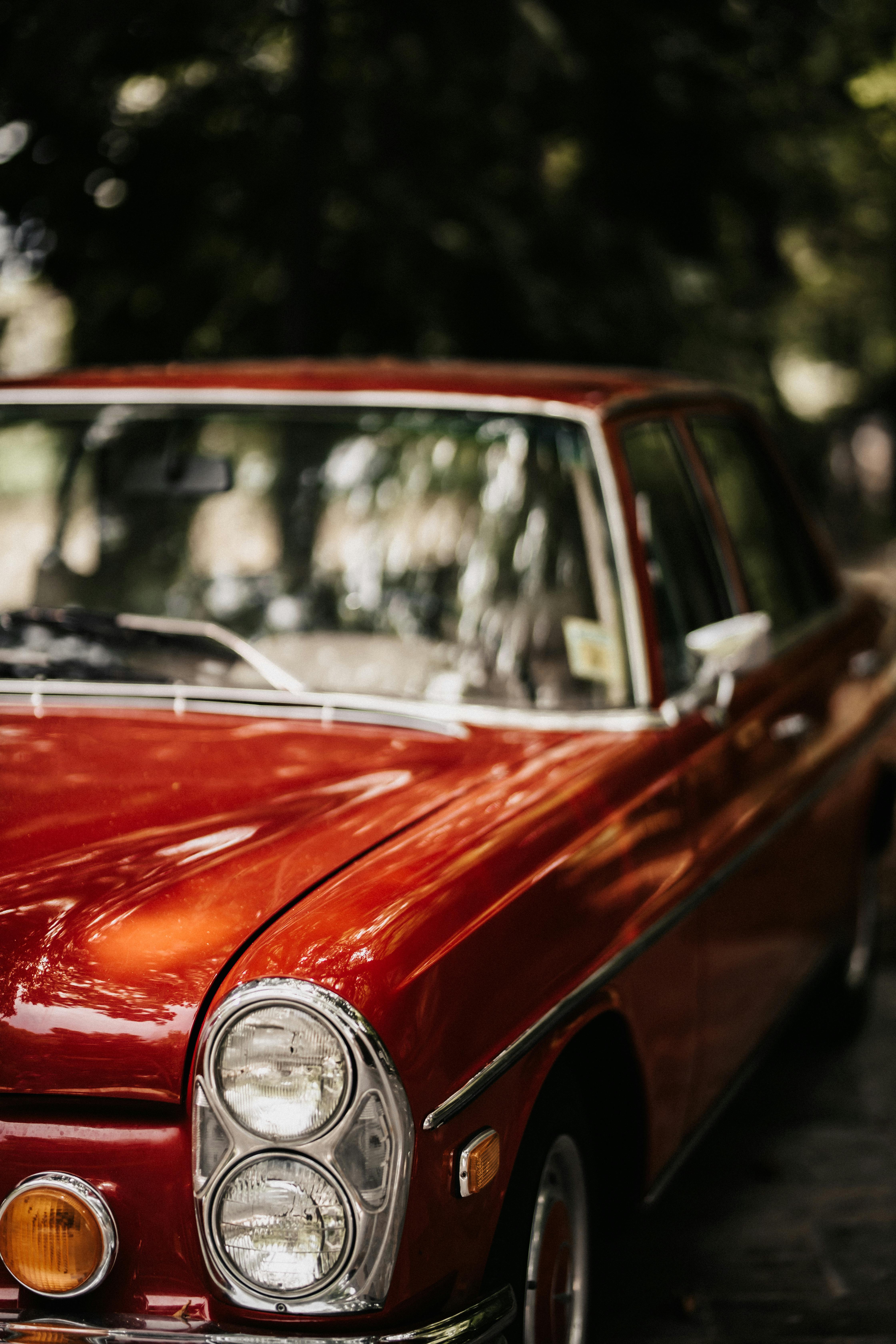 Red Vintage Car · Free Stock Photo