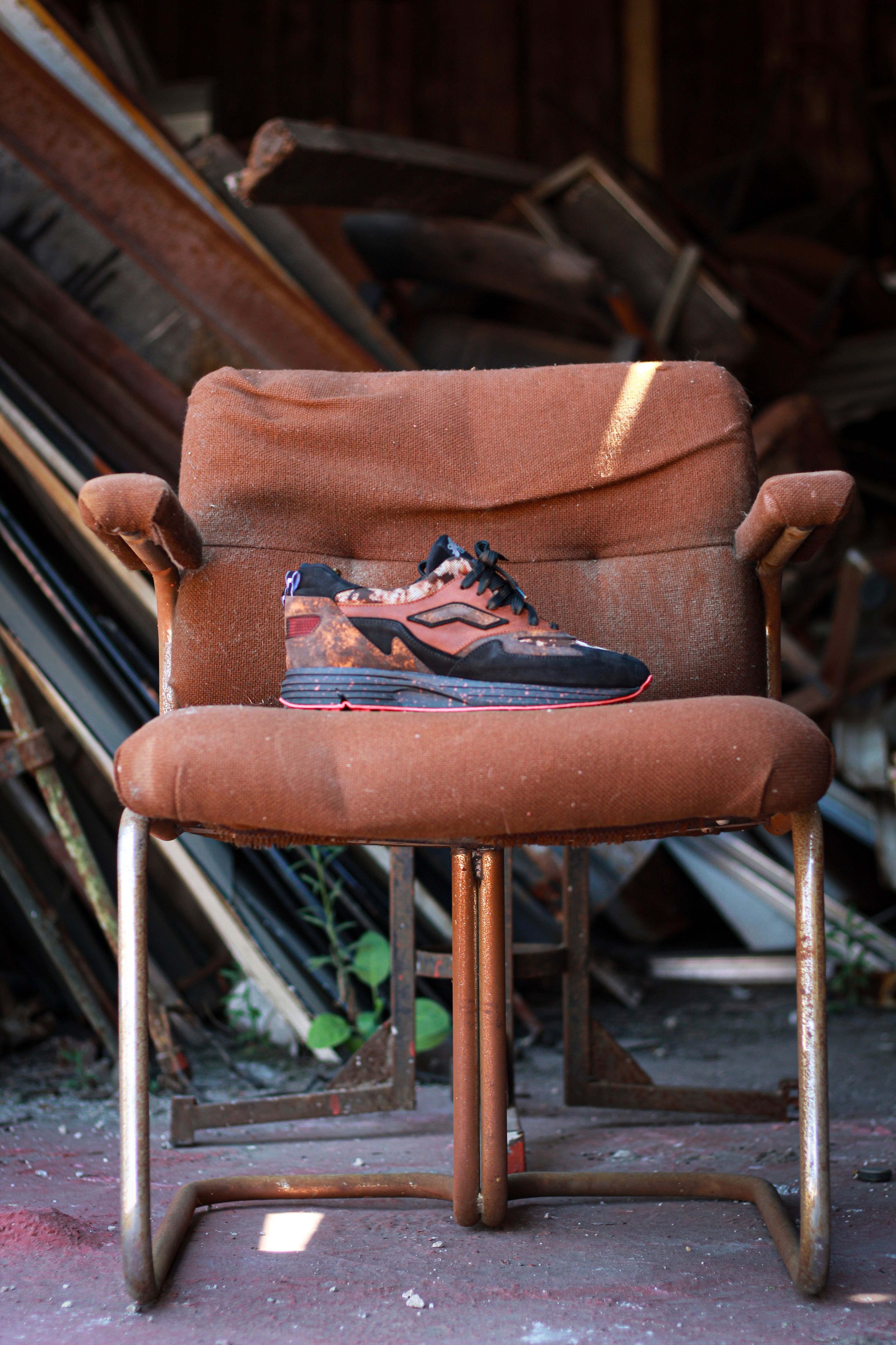 A Shoe on a Chair · Free Stock Photo