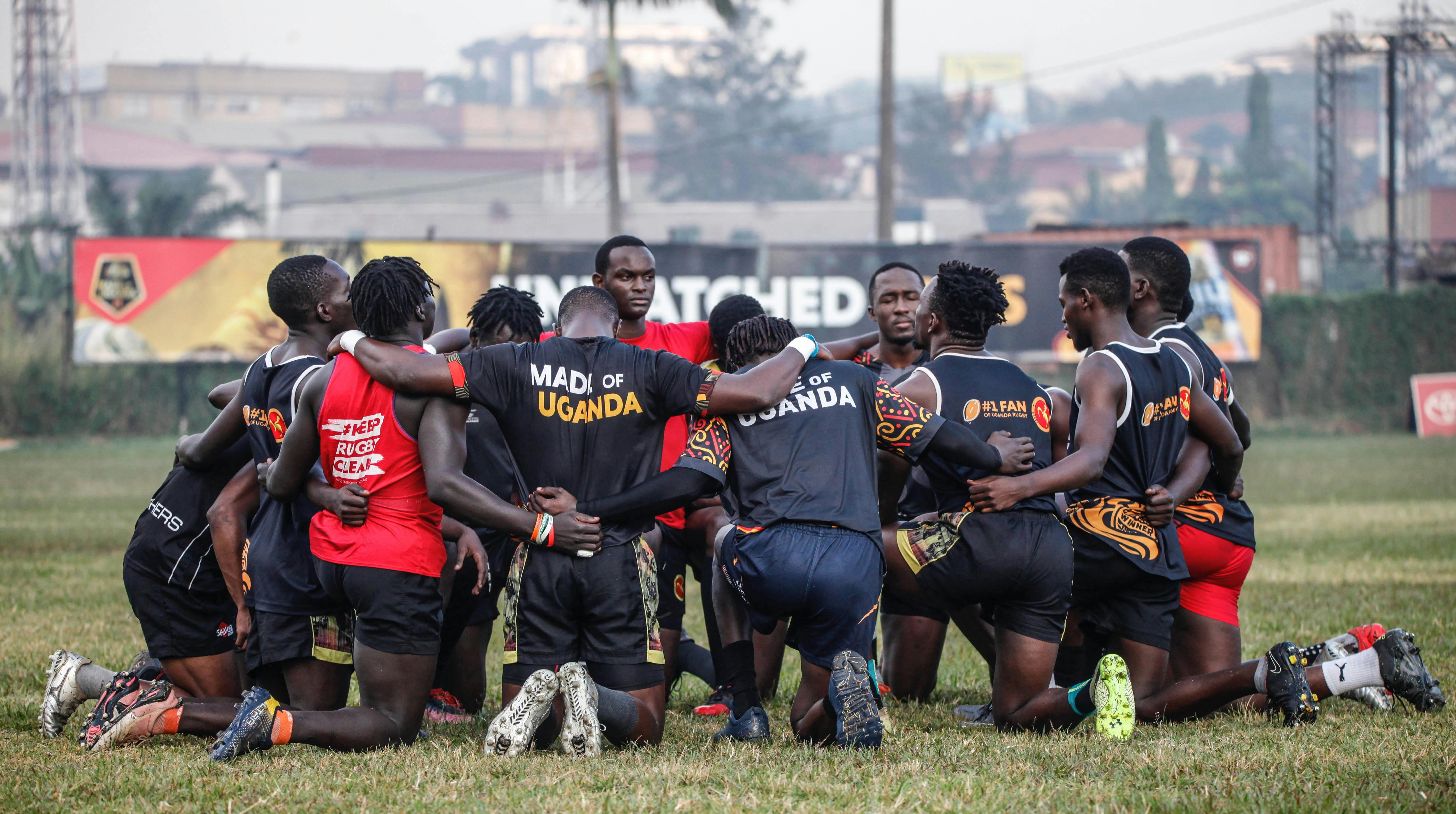 Rugby Players in Black Uniform · Free Stock Photo