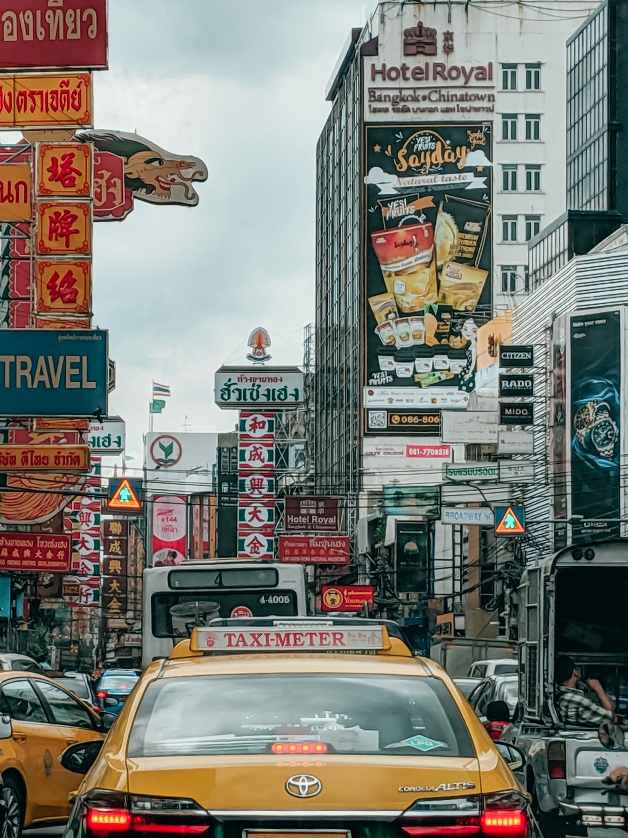 Elevated Road over Street in Bangkok, Thailand · Free Stock Photo