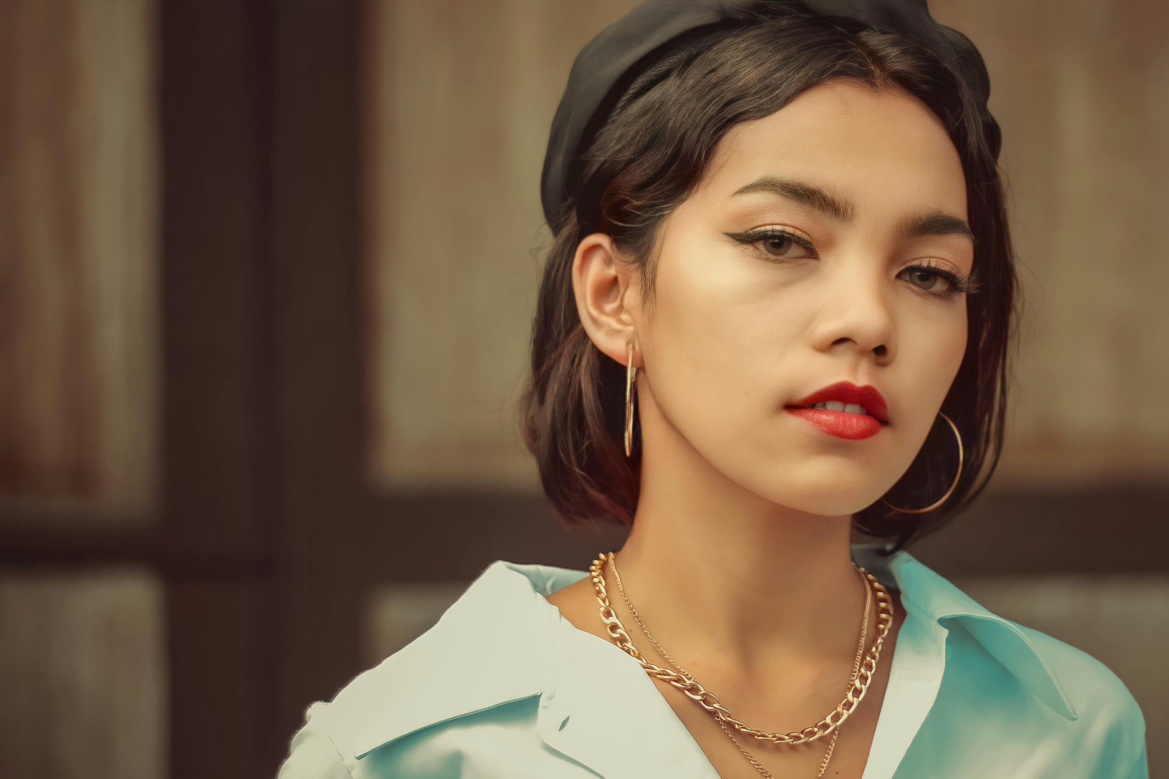 Close-Up Shot of a Beautiful Woman Wearing Black Brassier · Free Stock ...