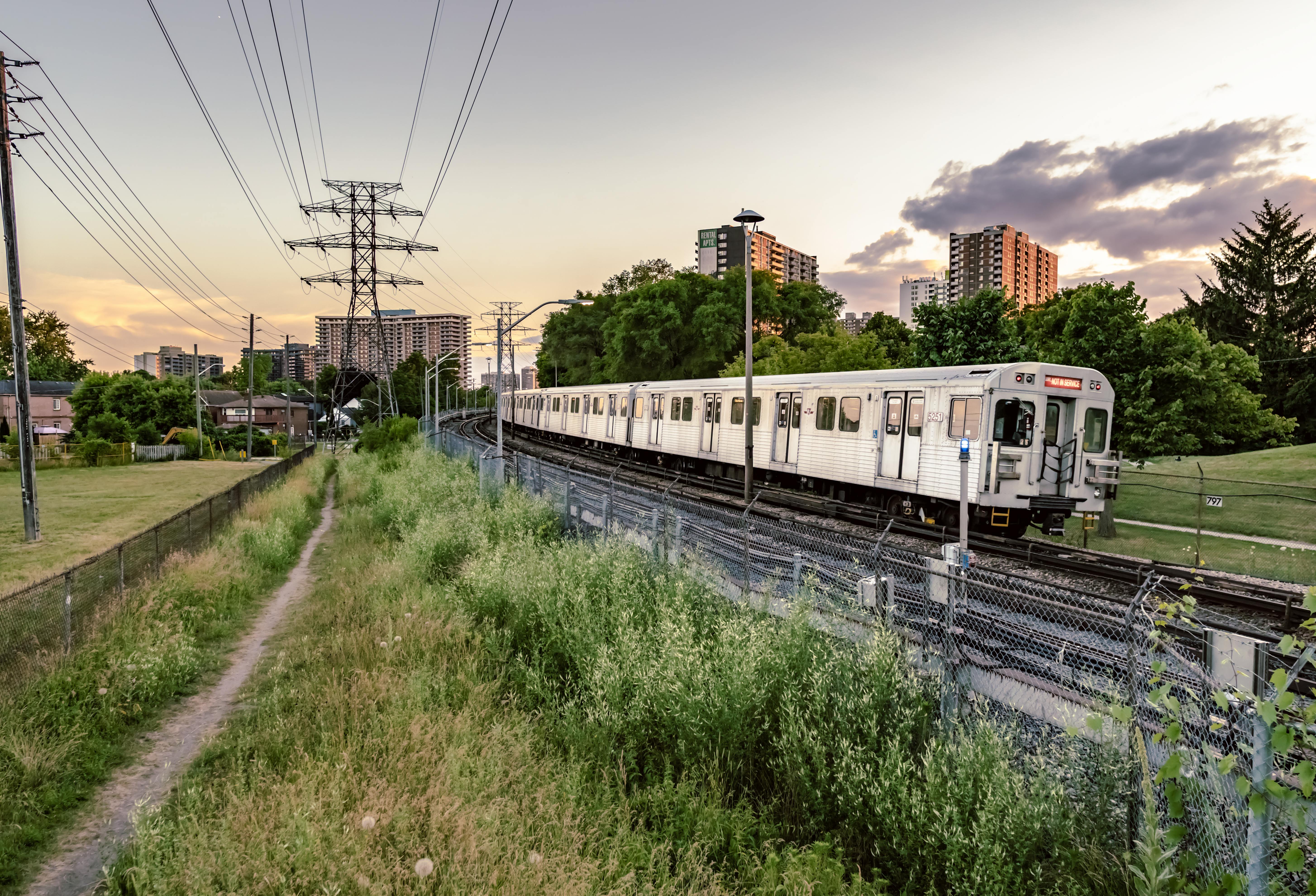 White Train on Rail Road · Free Stock Photo