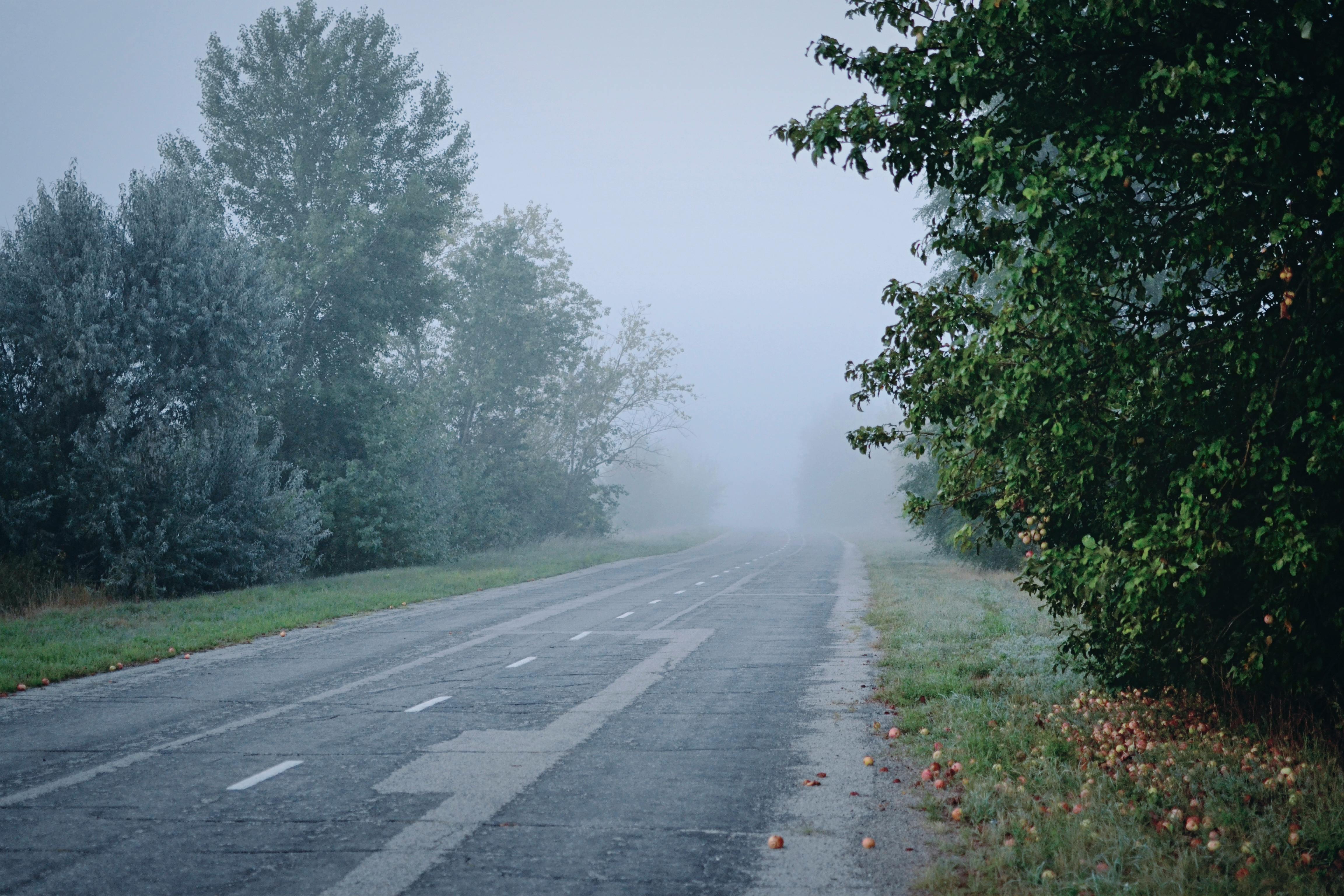 Gray Concrete Road Under Gray Sky · Free Stock Photo