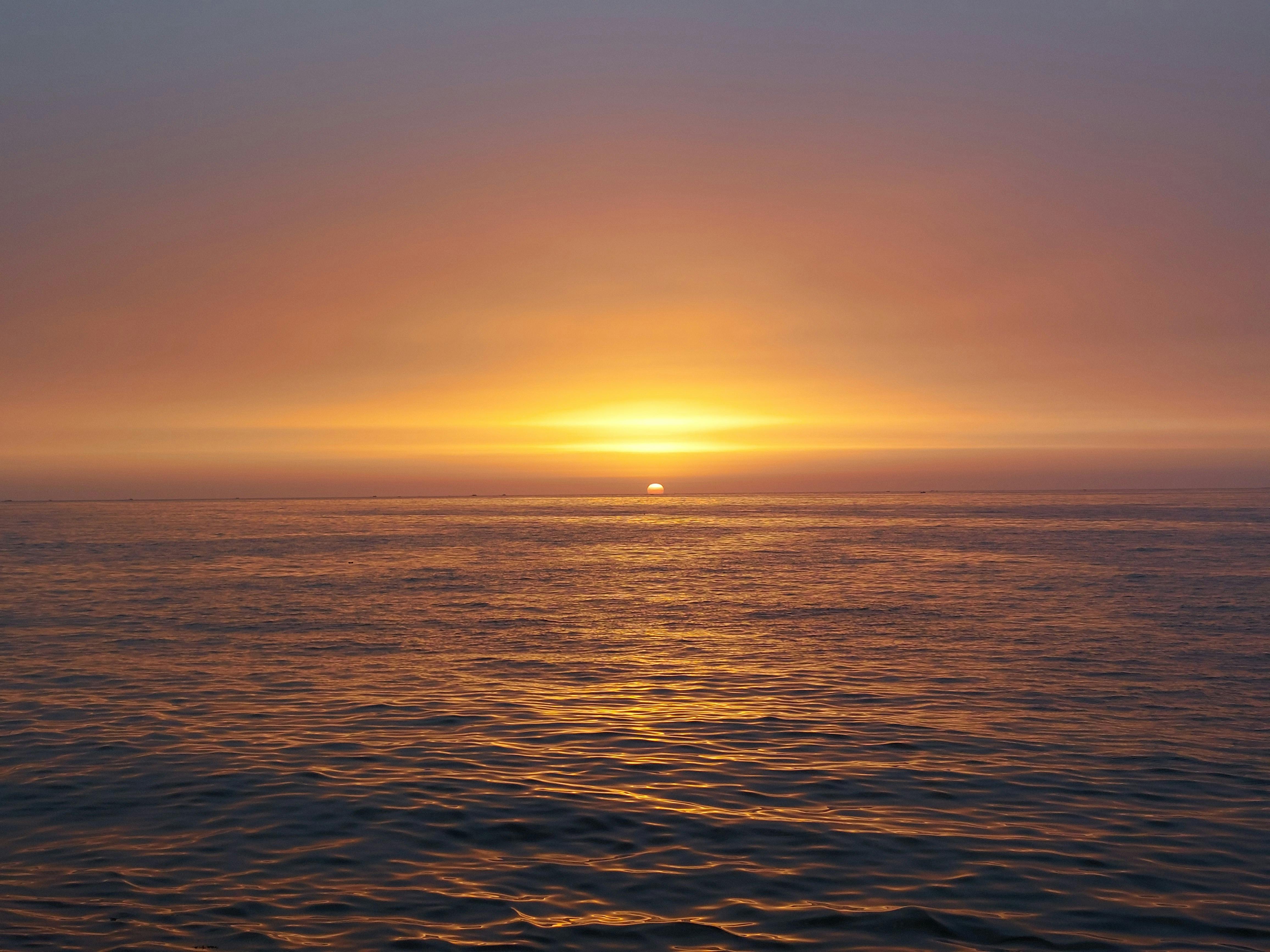 A Beautiful Sunset by the Sea · Free Stock Photo