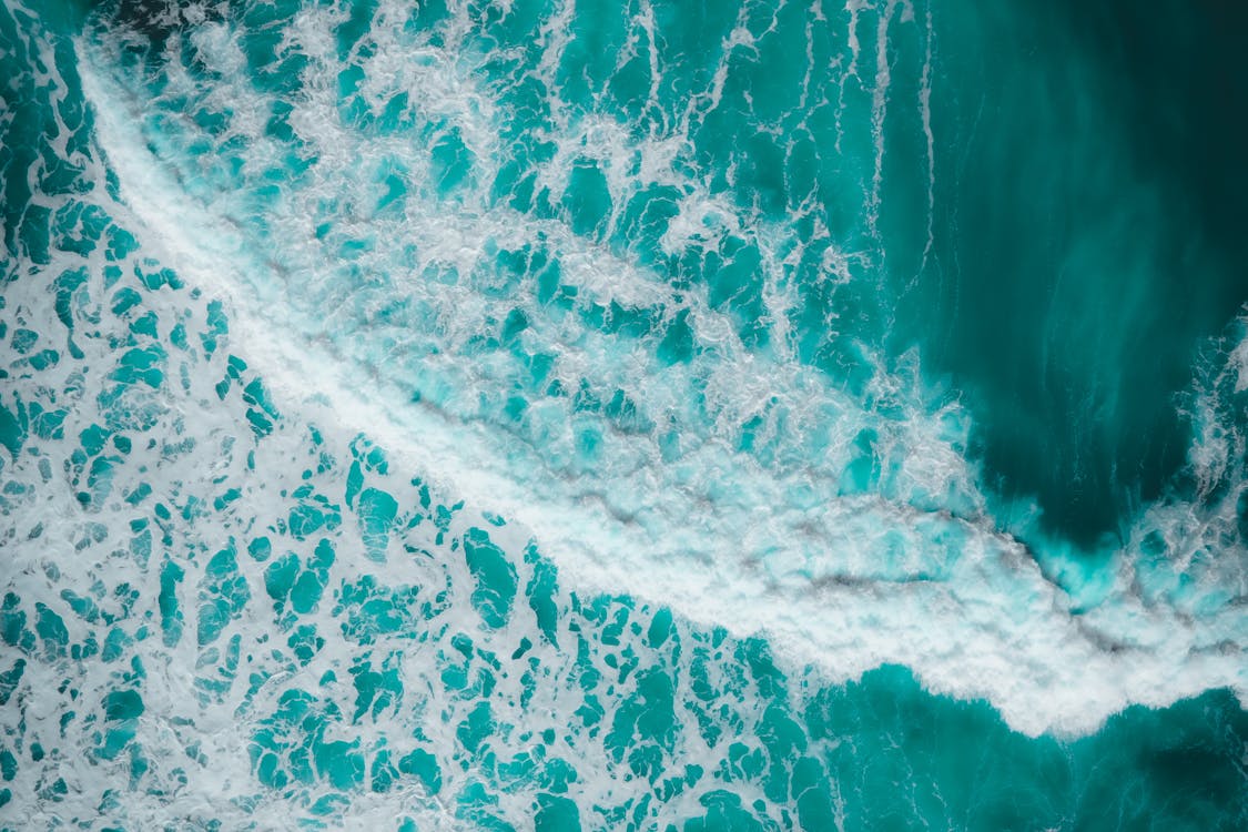 Aerial Photography of Crashing Ocean Waves · Free Stock Photo Aerial Photography of Crashing Ocean Waves · Free Stock Photo