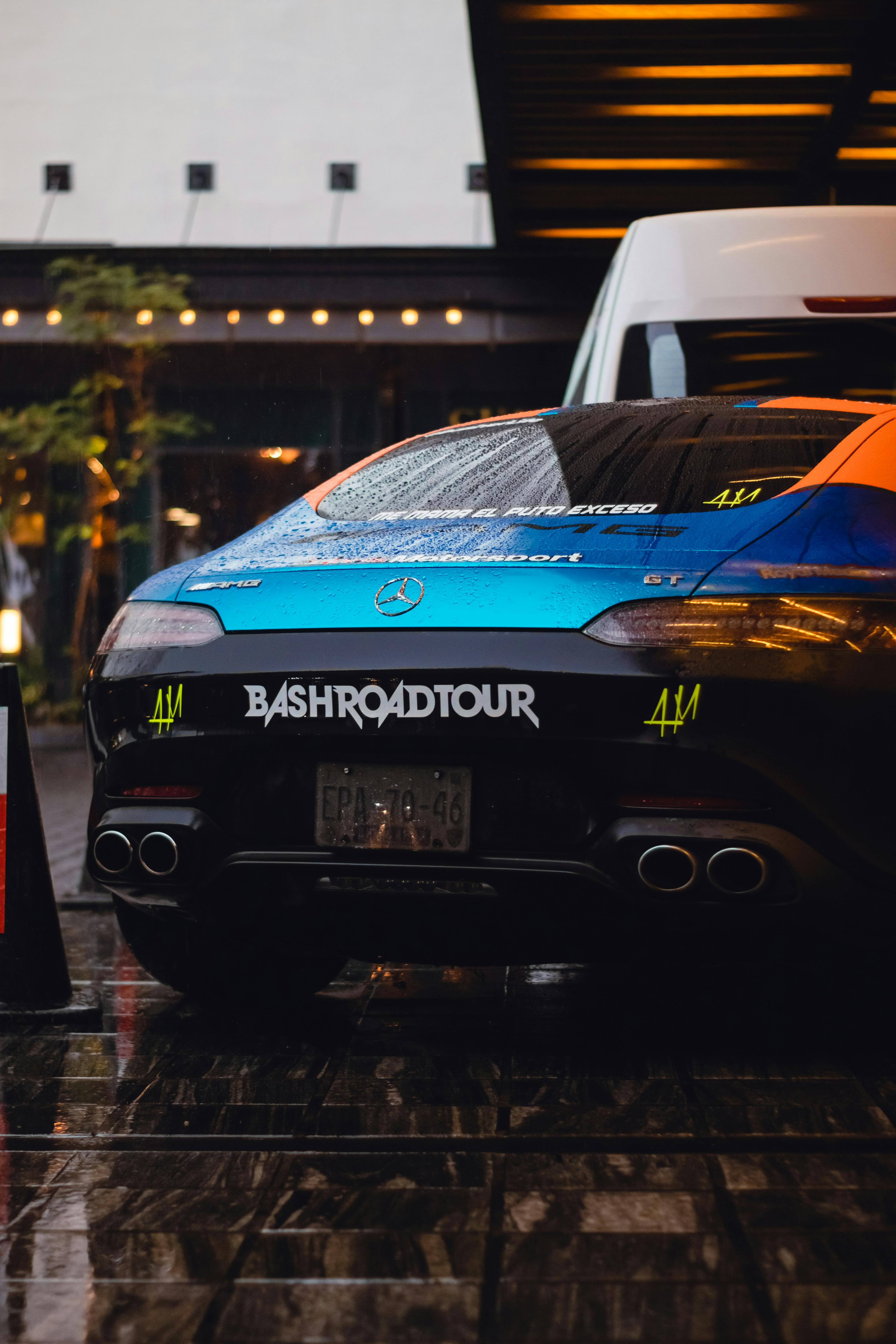 Black Mercedes Benz on Road · Free Stock Photo