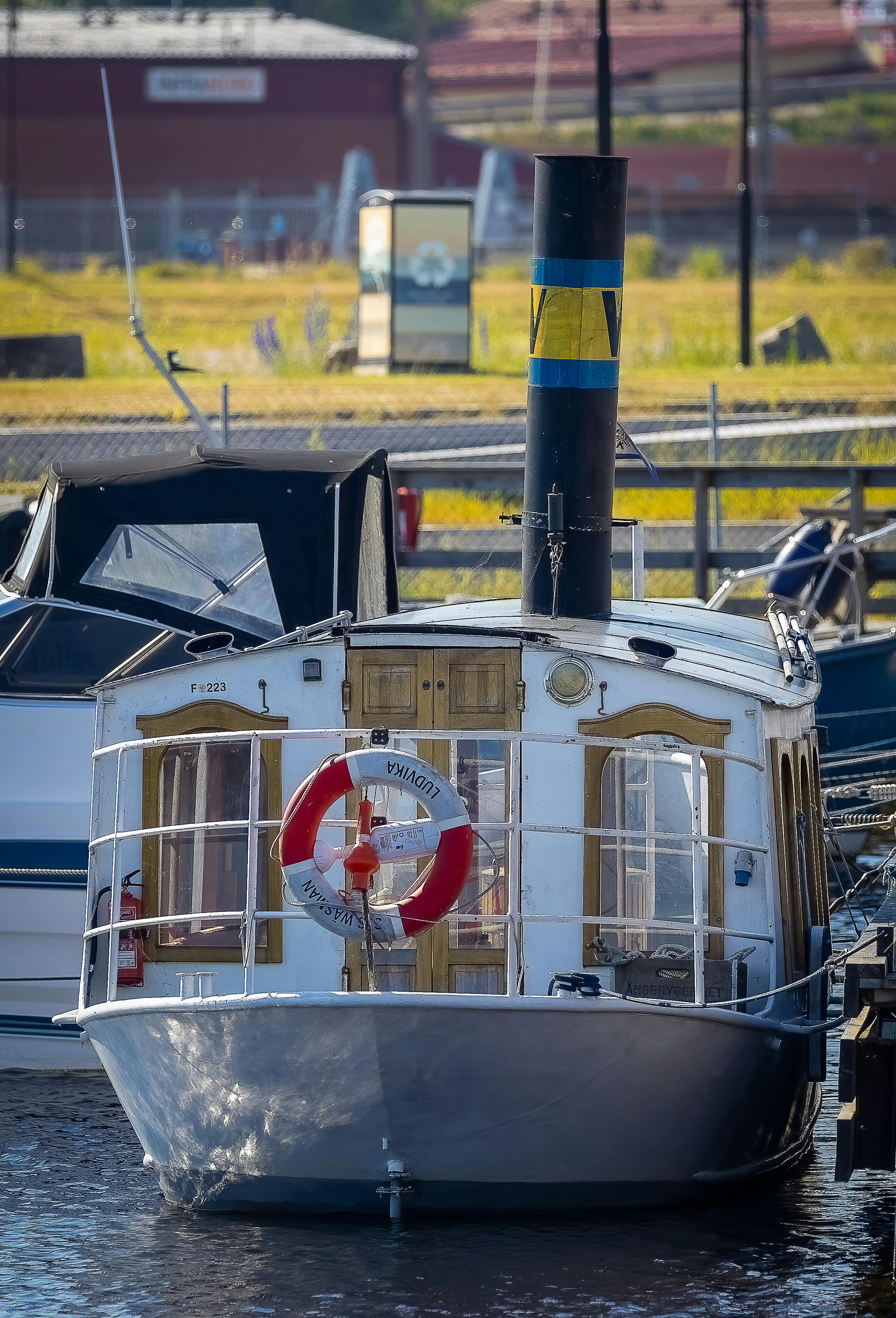Steam Boat Docked in the Port · Free Stock Photo