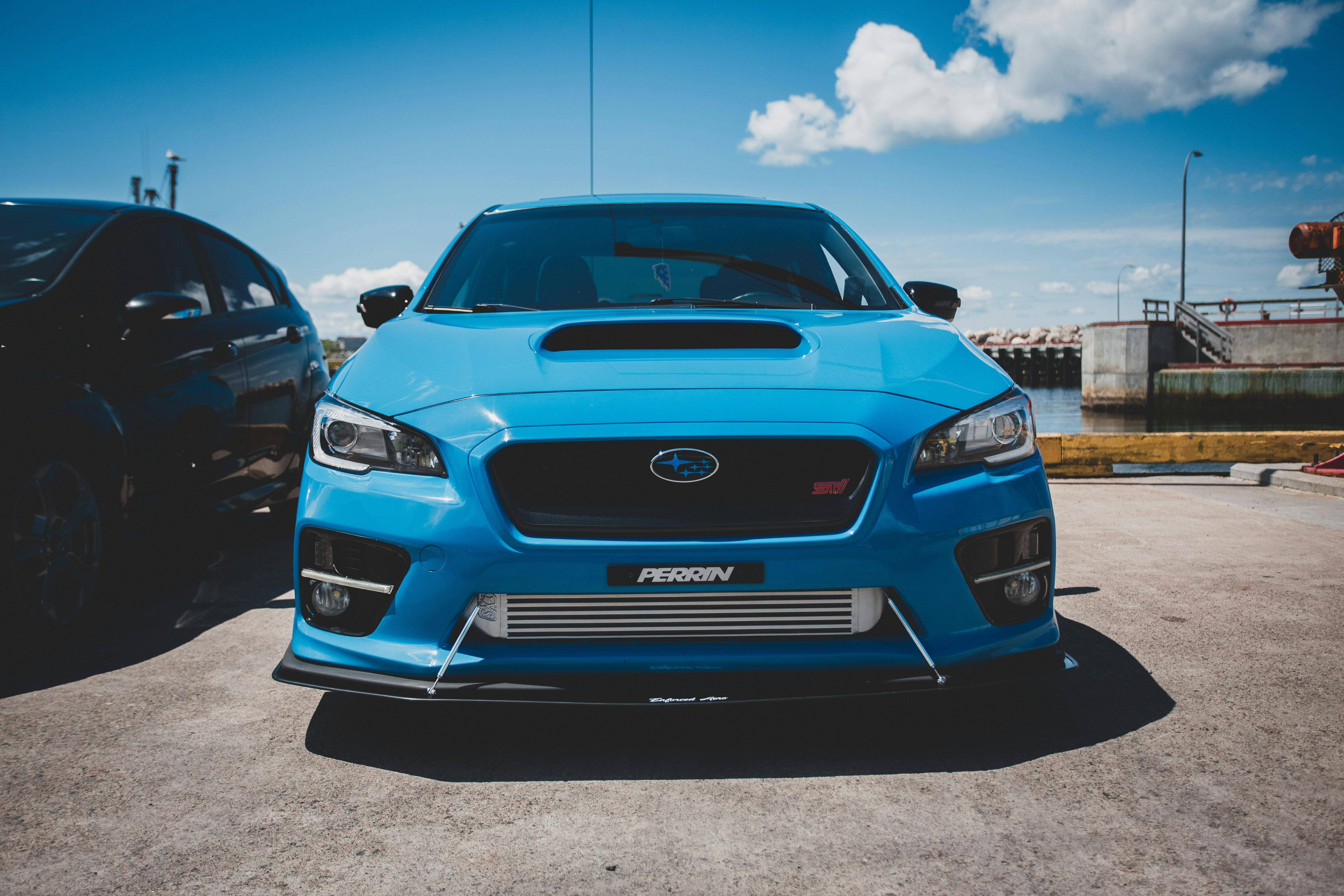 Photo of a Blue Sports Car · Free Stock Photo