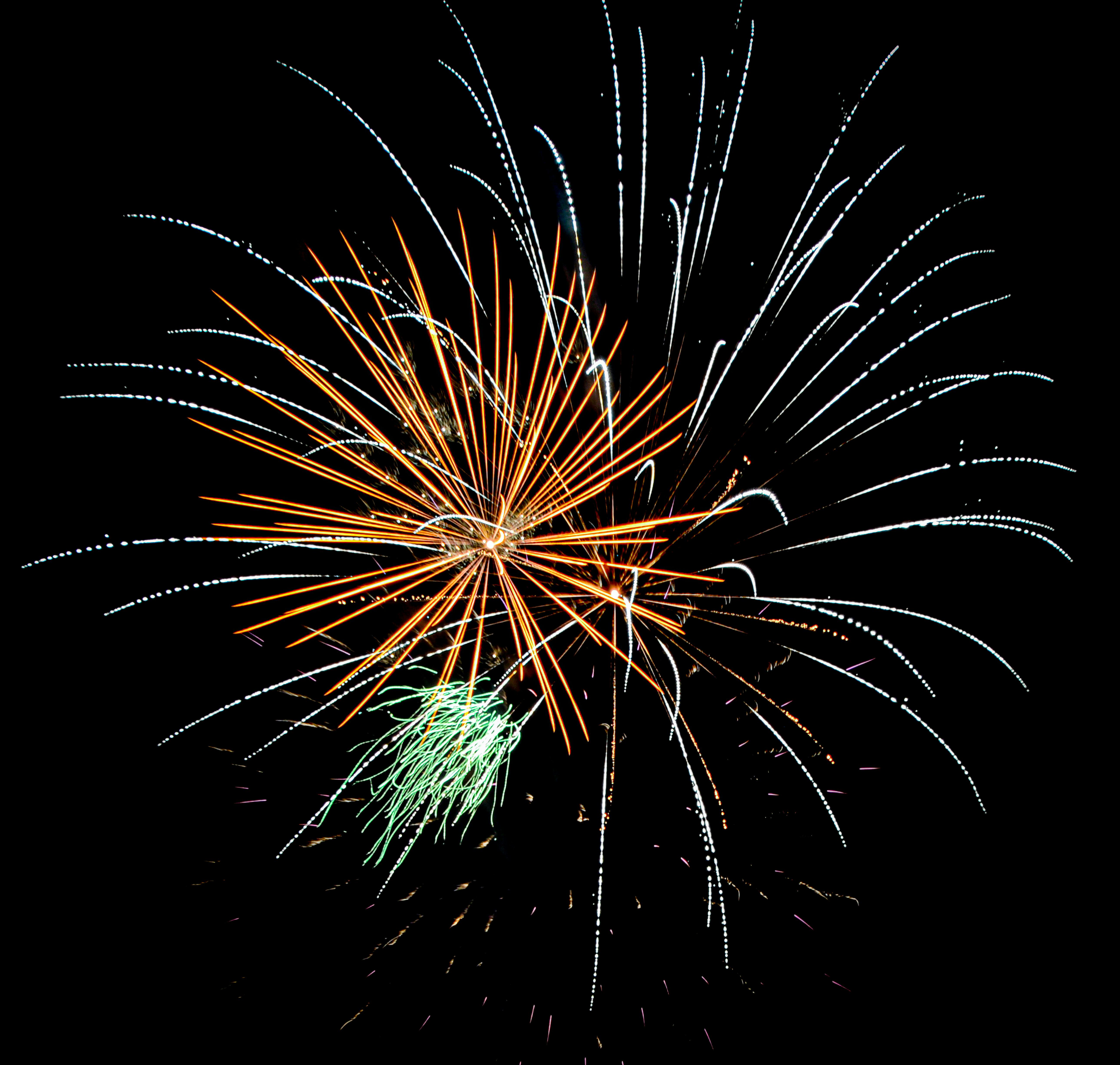 A Fireworks Display in the Night Sky · Free Stock Photo