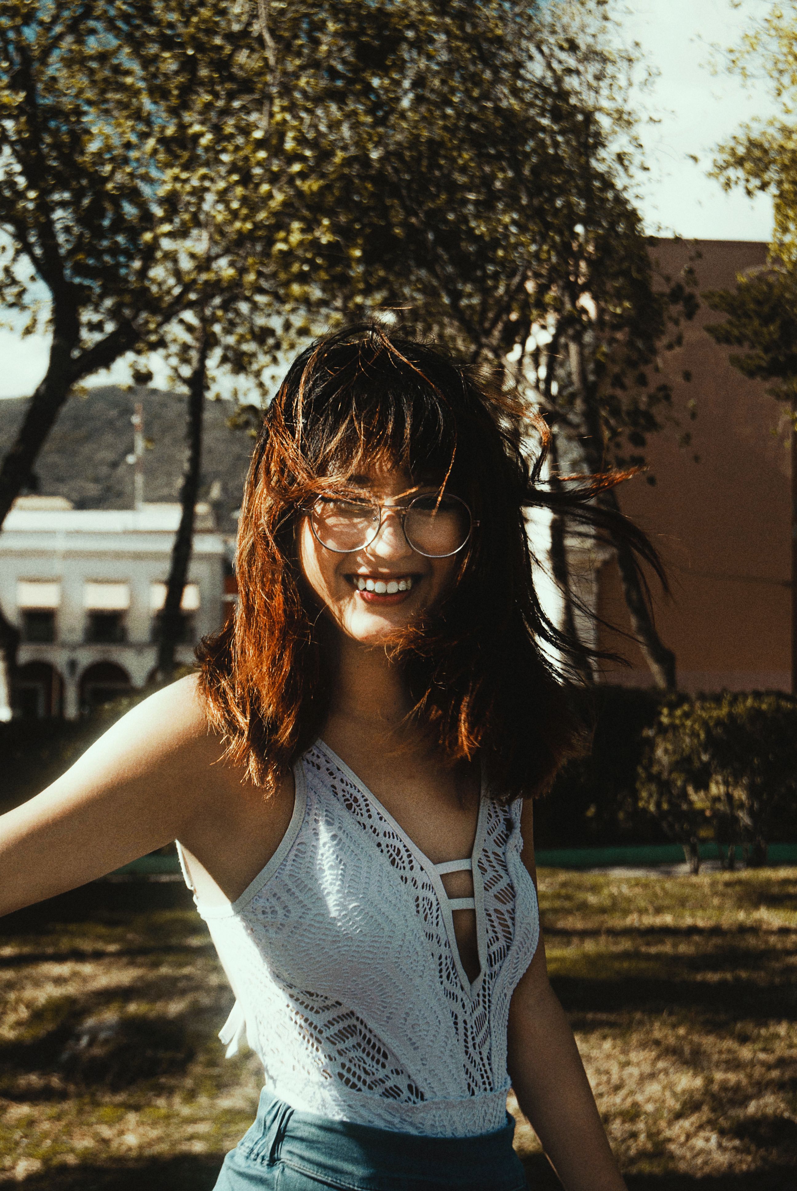 Portrait of a Smiling Woman · Free Stock Photo