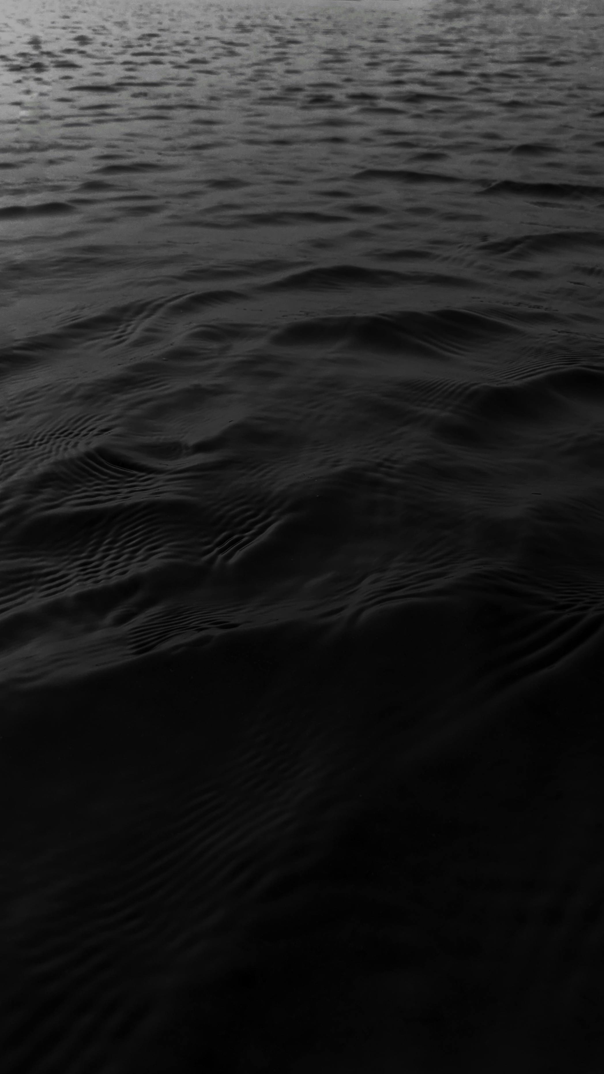 Grayscale Photograph of Water · Free Stock Photo