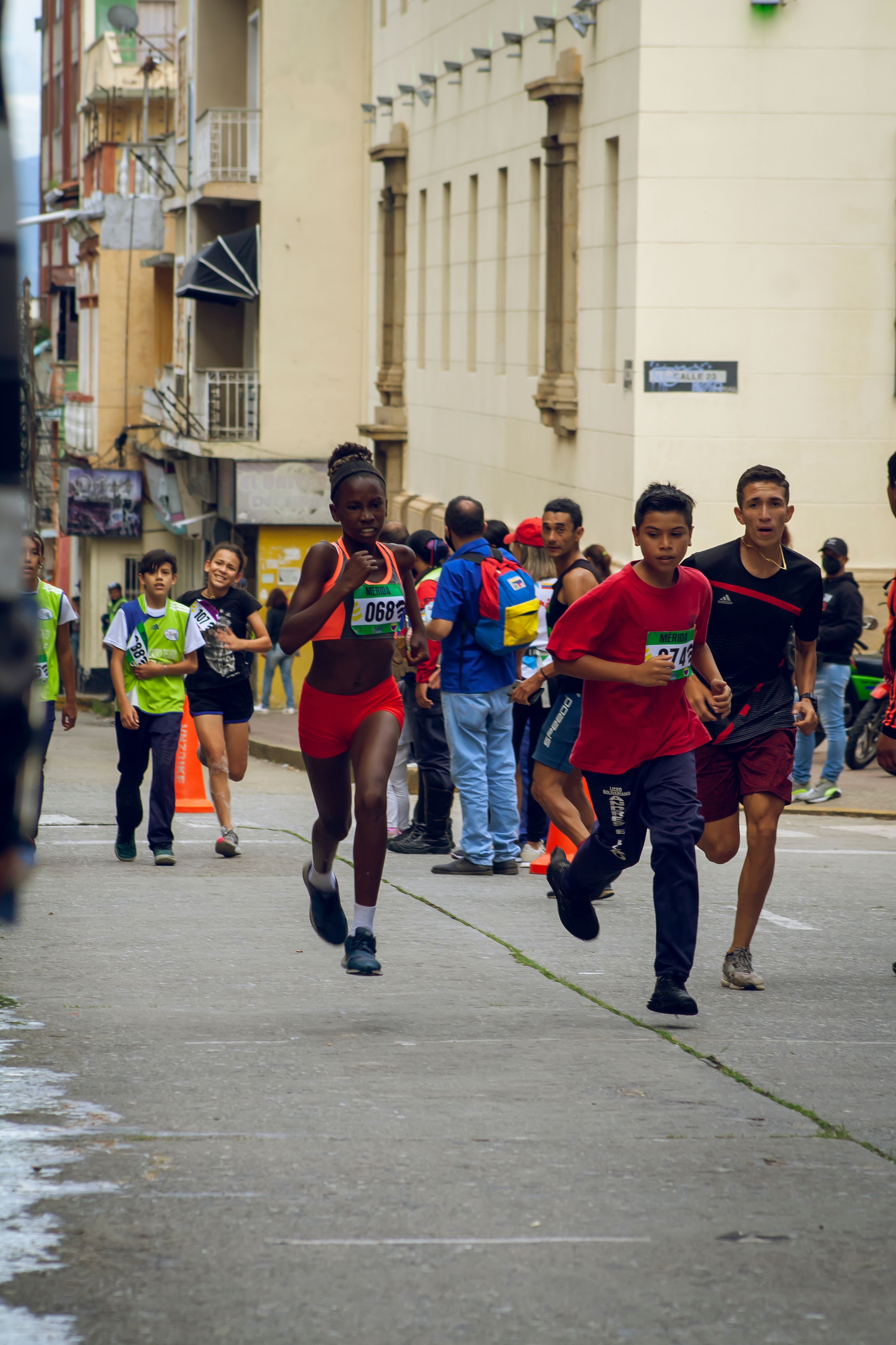People Running in a City · Free Stock Photo