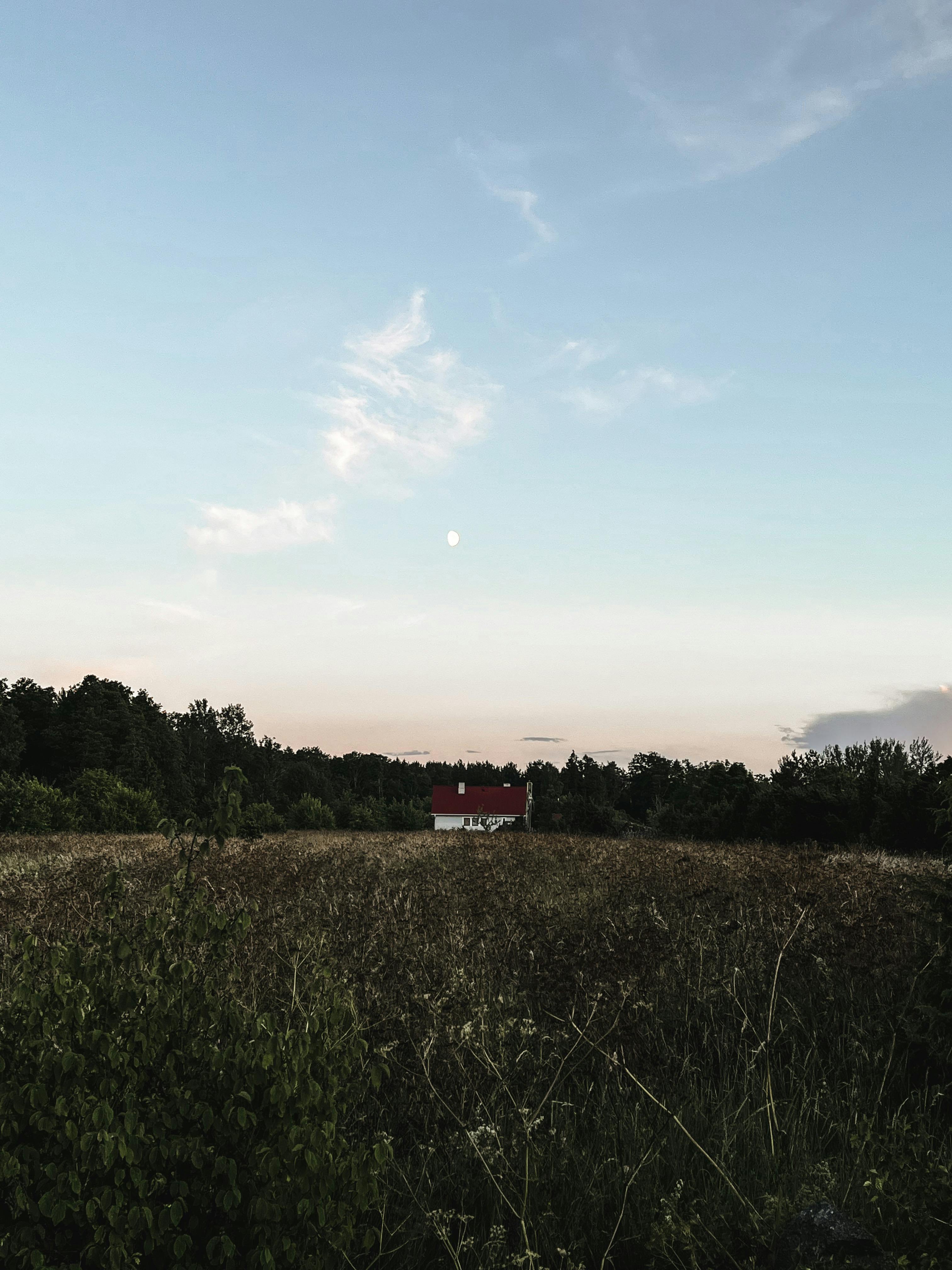 Farmhouse on Grass Field · Free Stock Photo