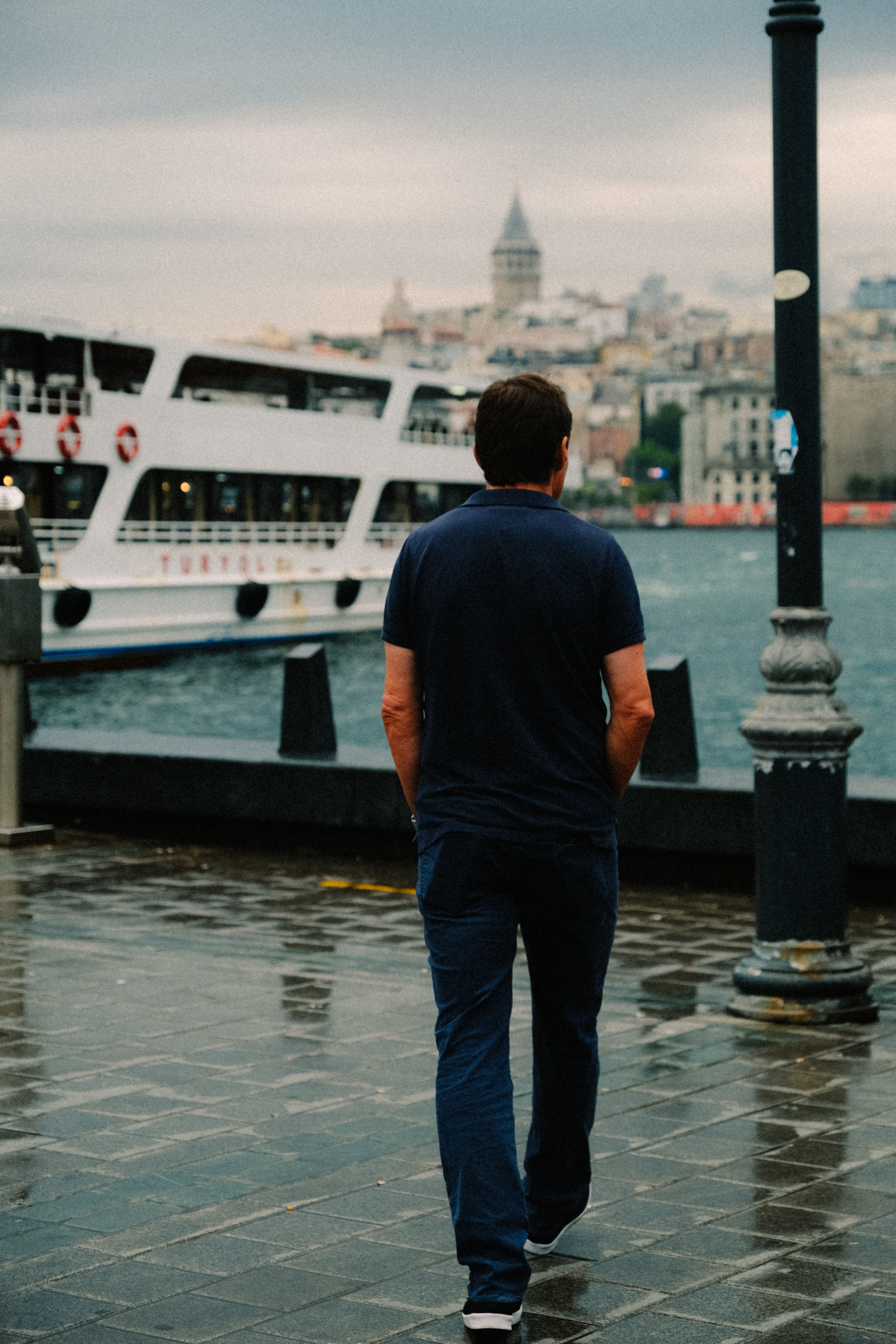Man in Harbor Looking at Boats · Free Stock Photo