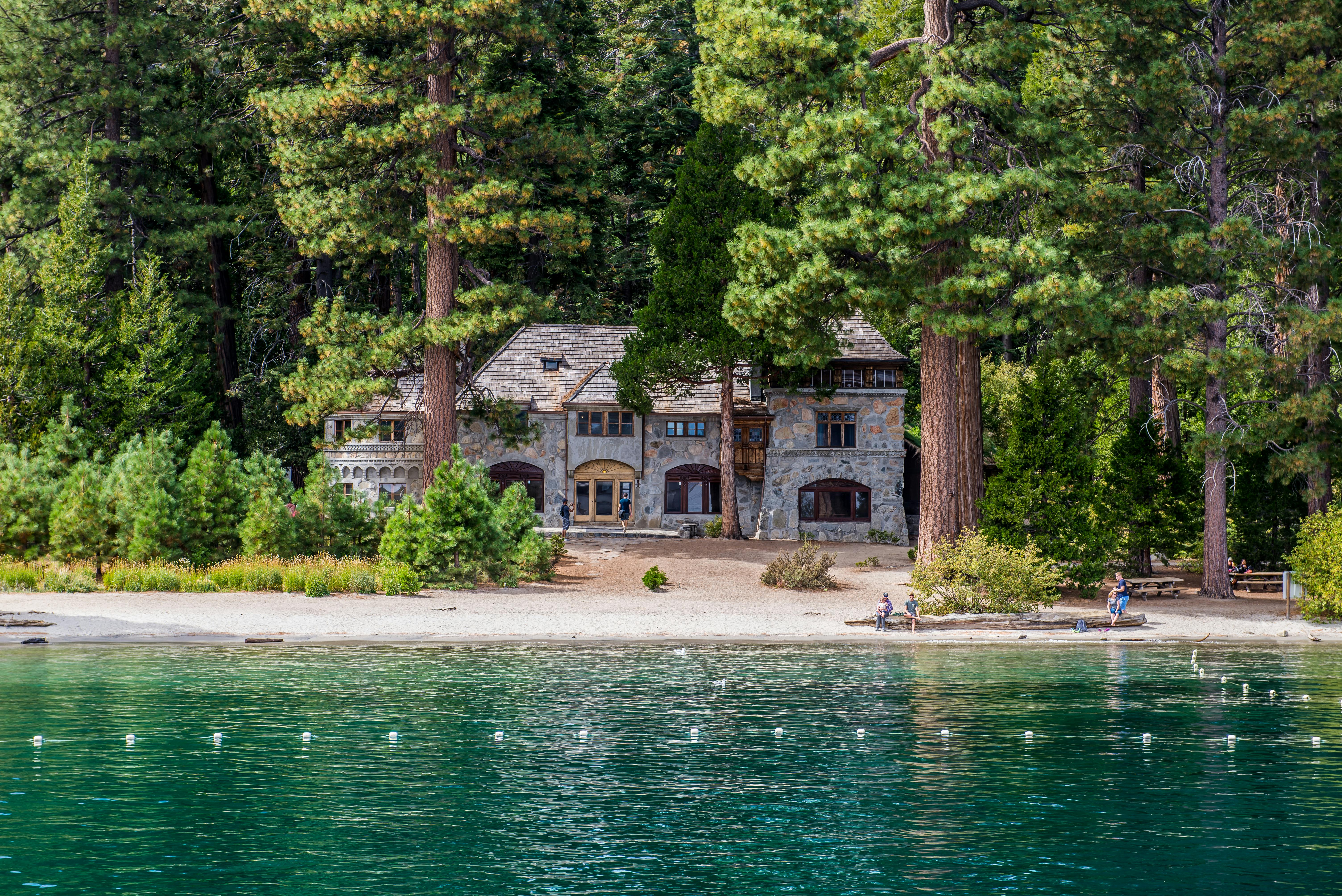 Lakeside Stone House · Free Stock Photo