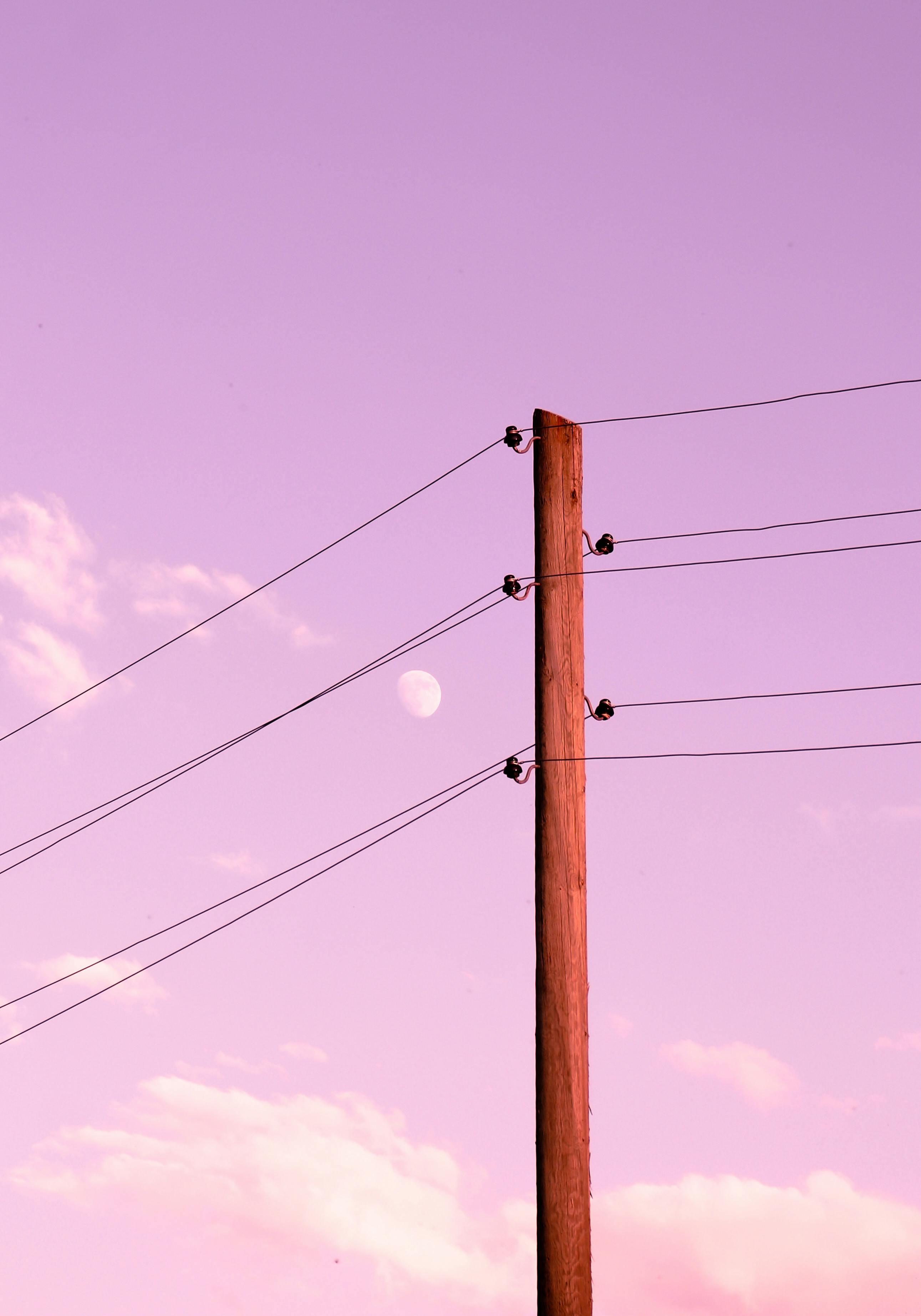 Wooden Electric Post Photo · Free Stock Photo