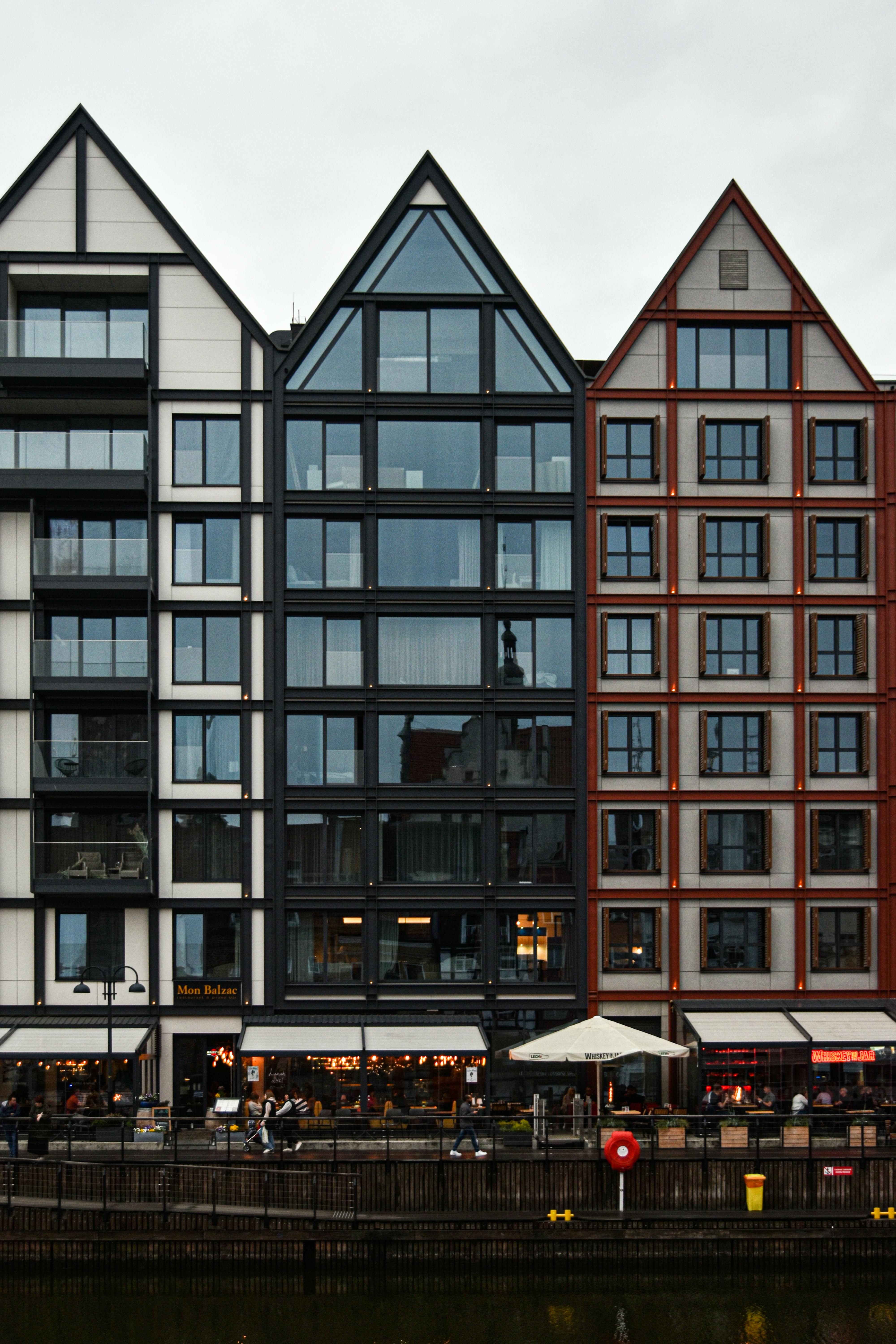 Facades of Modern Aparment Buildings in City · Free Stock Photo